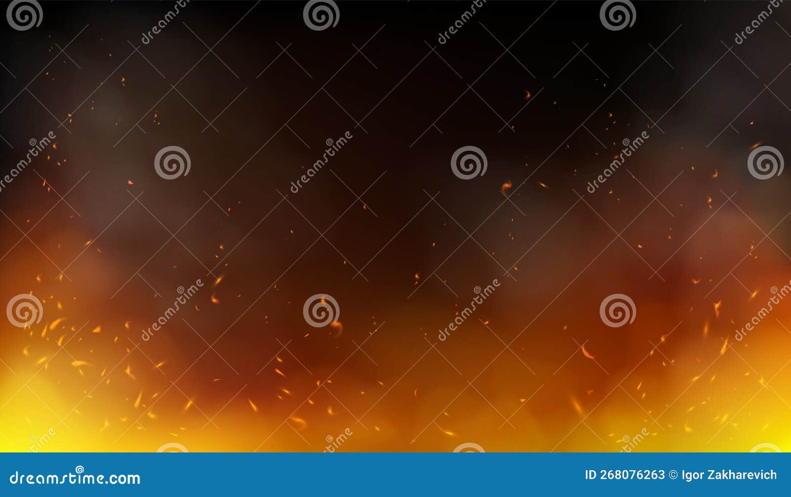 Fire Smoke. Isolated Vector I Stock Illustration - Illustration of ...