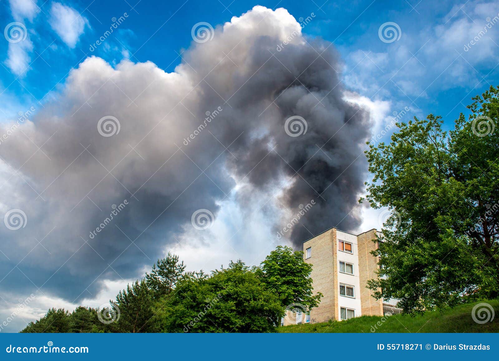 Fire smoke stock image. Image of smoke, fire, danger - 55718271