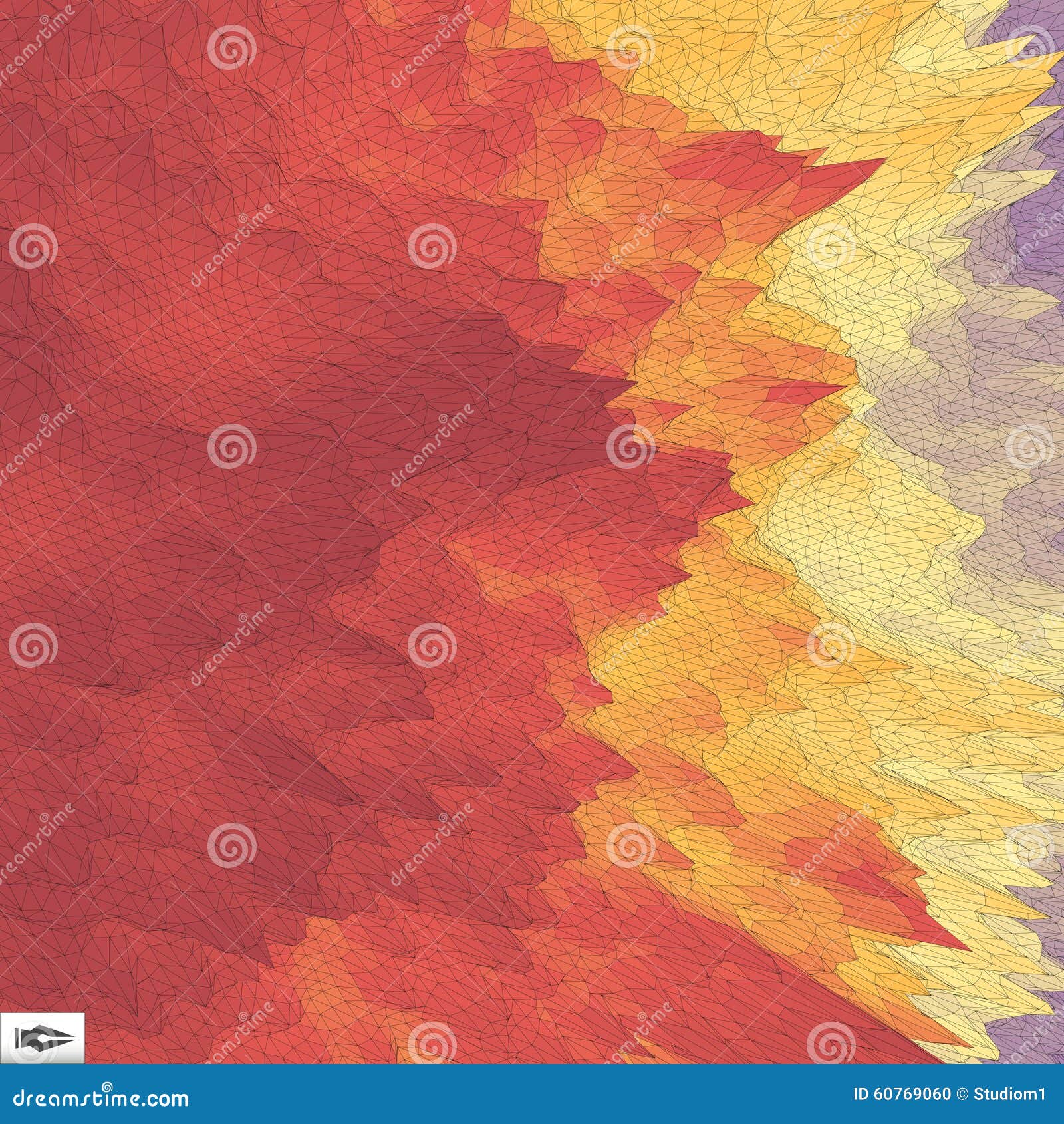 The Fire with Smoke. Mosaic. Vector Illustration Stock Vector ...