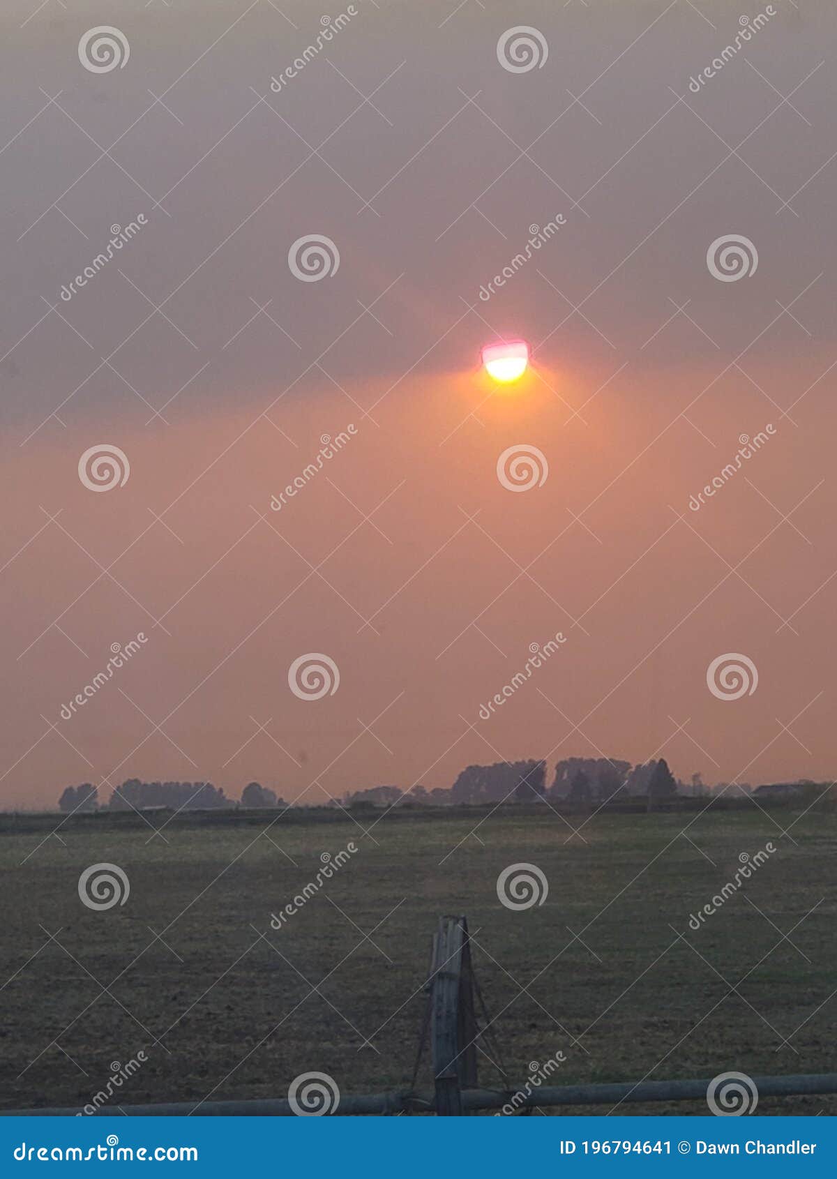 Fire smoke red sky and sun stock image. Image of sunlight - 196794641