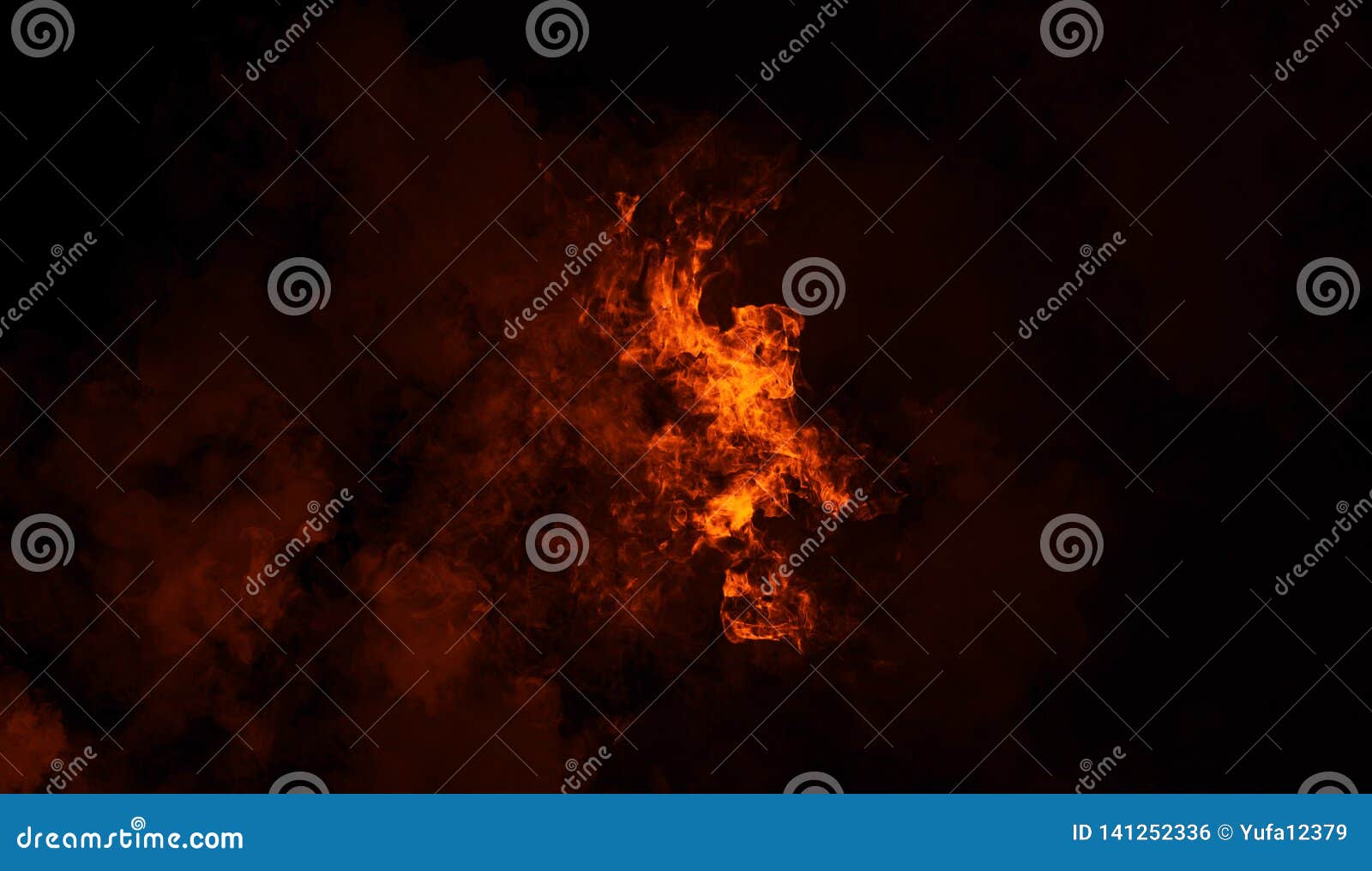 Fire Smoke Texture Overlays on Islotaed Background. Misty Background ...