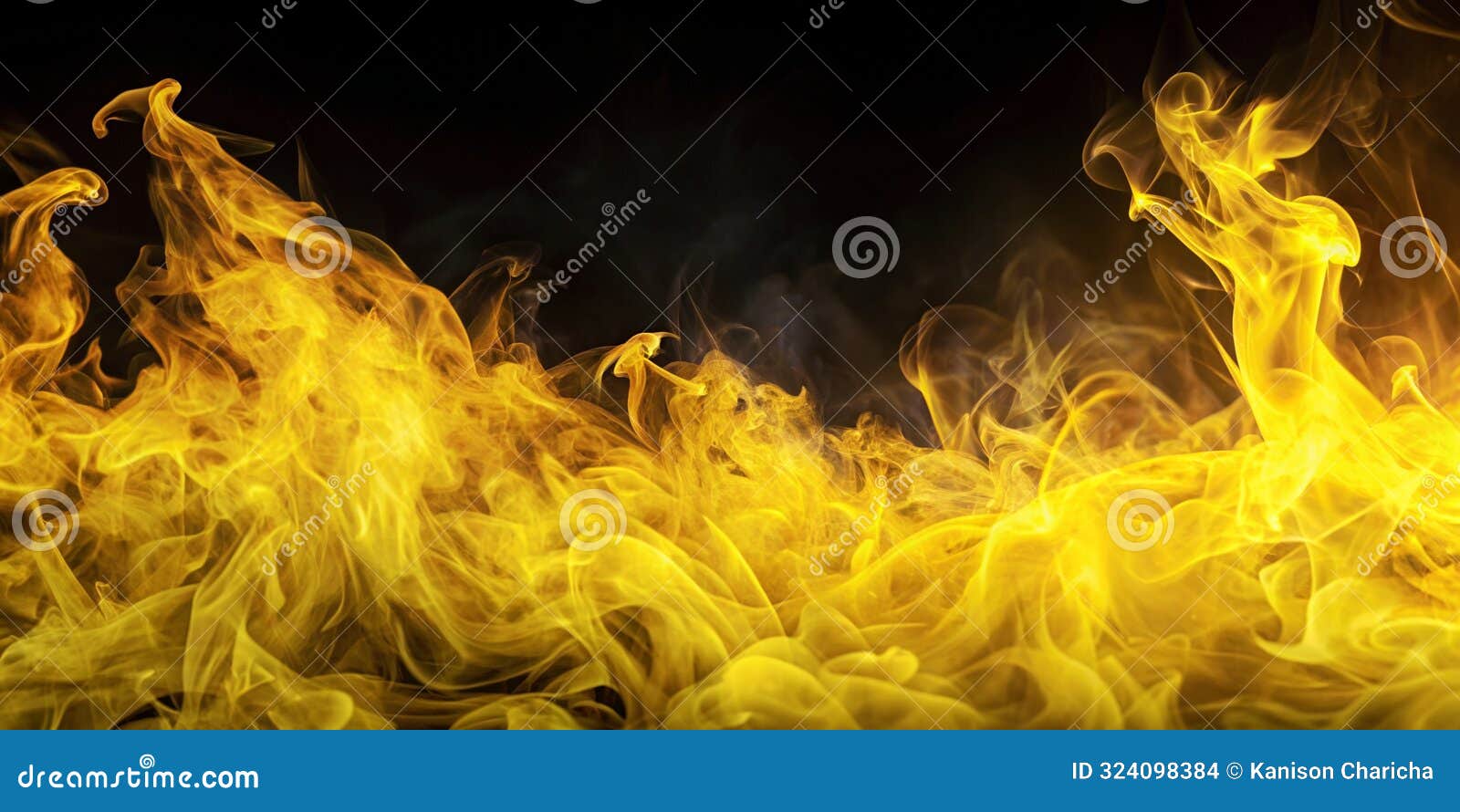 Fire and Smoke Translucent Background Translucent Yellow Fire Abstract ...