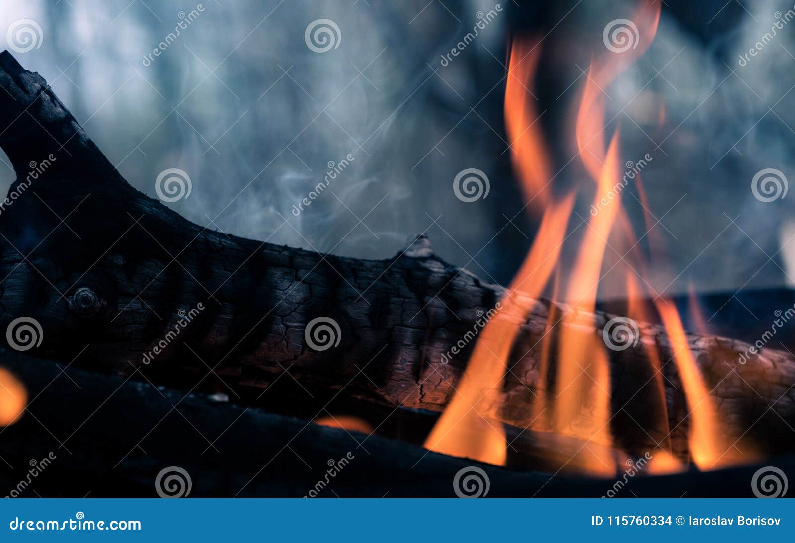 Just warm fire stock photo. Image of smoke, movement - 115760334