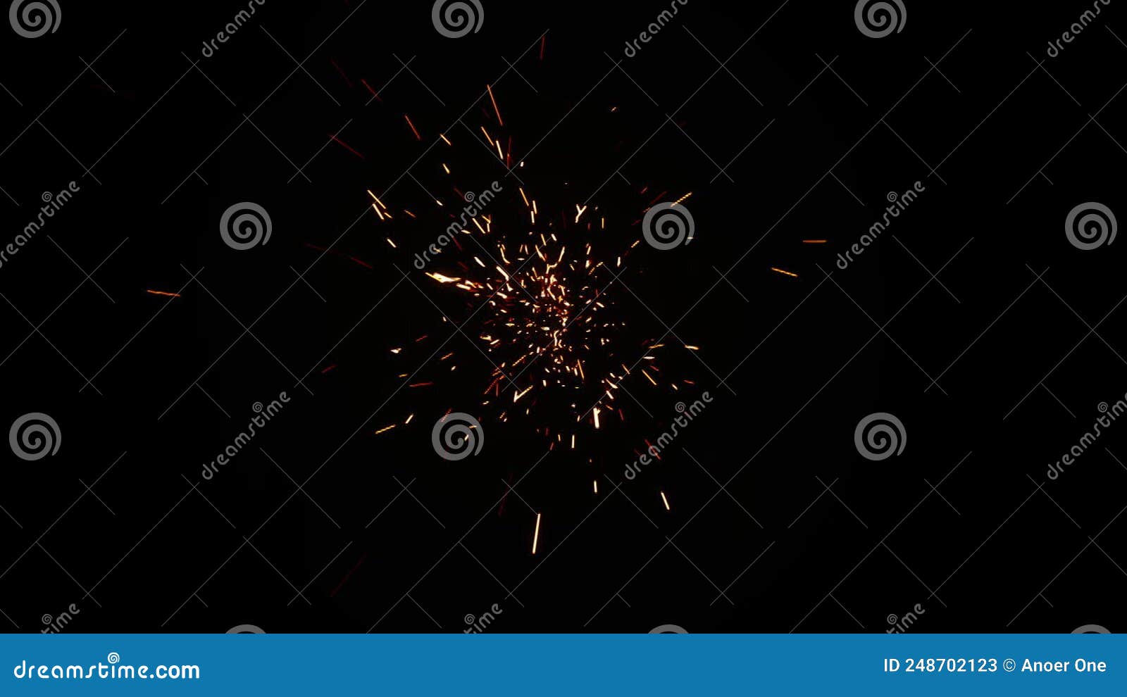 Fire Spark Dust Particle Animation Stock Video - Video of danger, flash ...