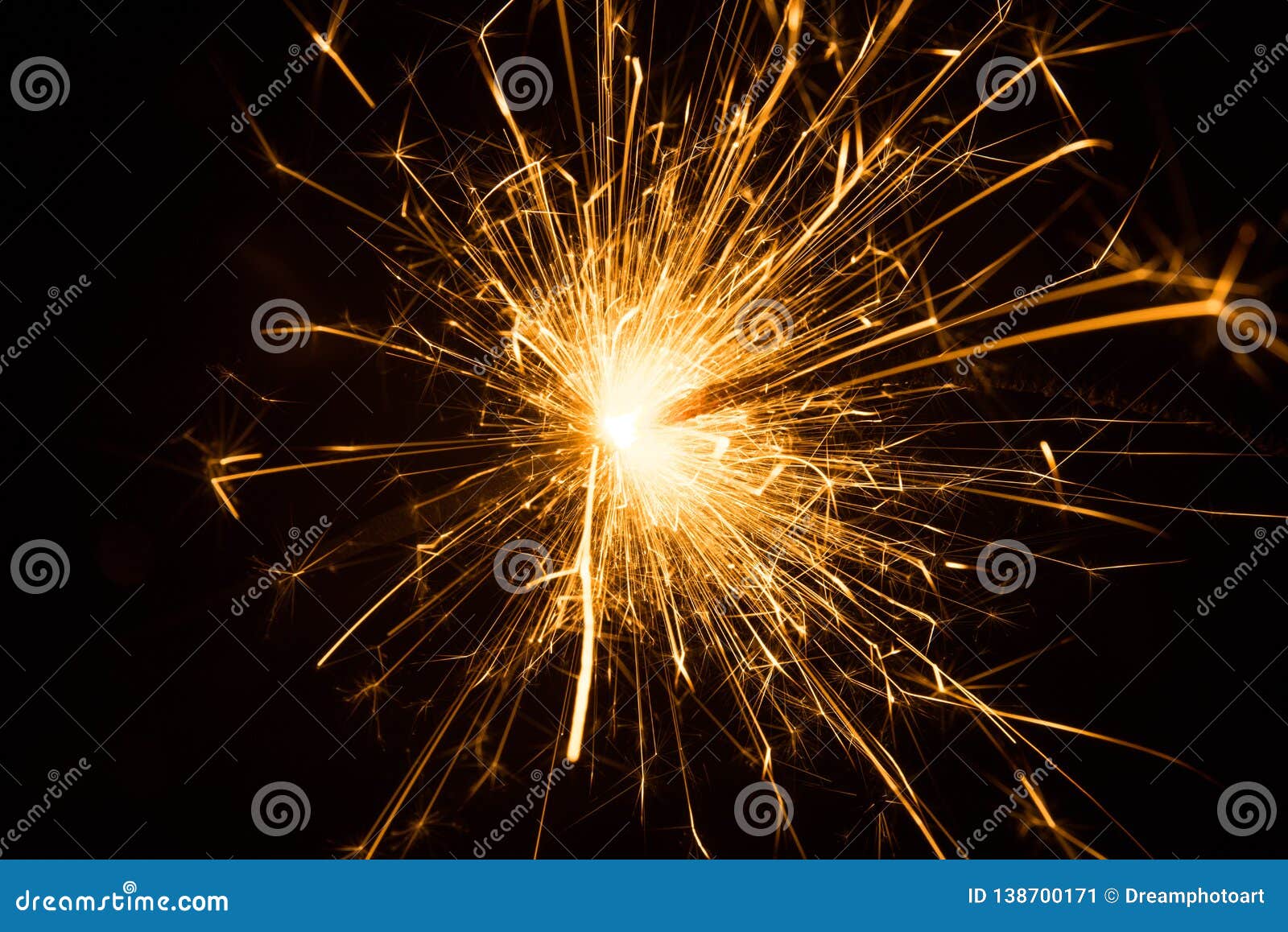 Fire Sparkles with Black Background Stock Image - Image of funky ...