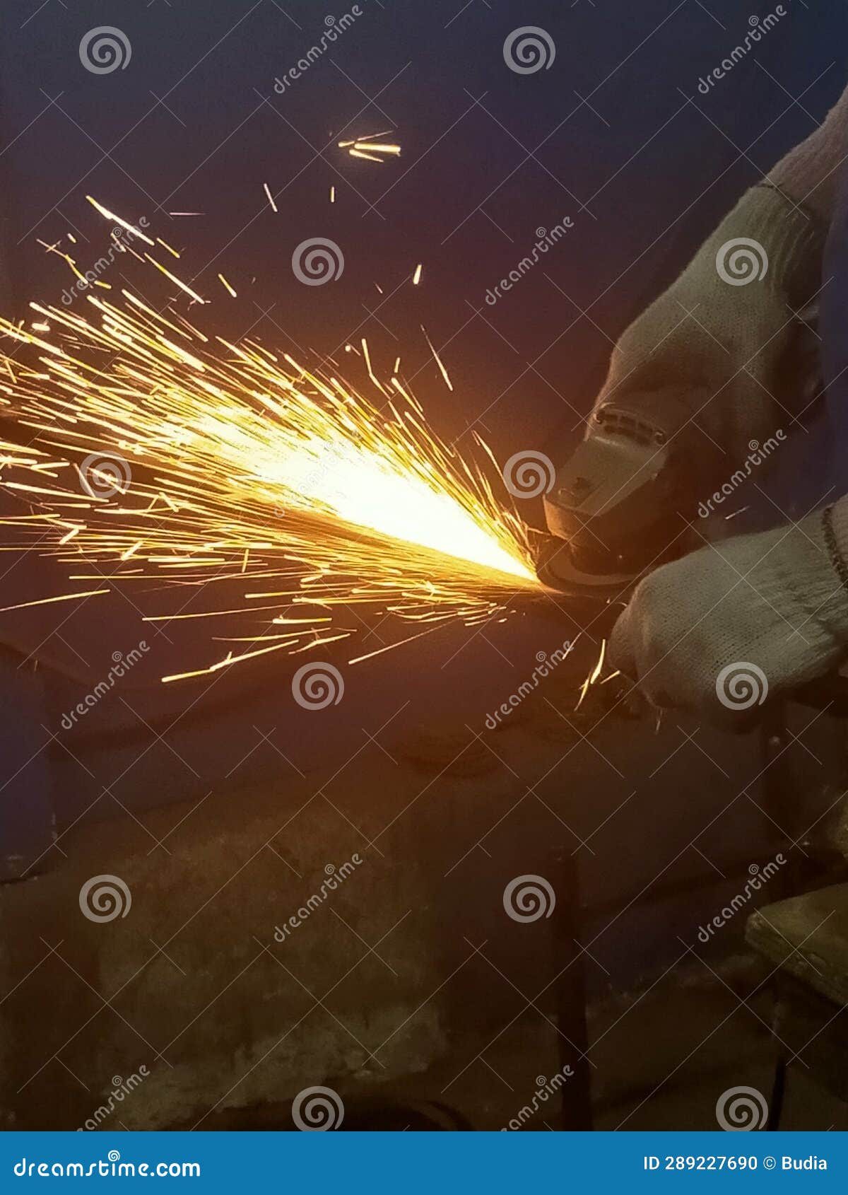 Fire Sparkling Metal Man Worker Stock Photo - Image of sparkling, fire ...