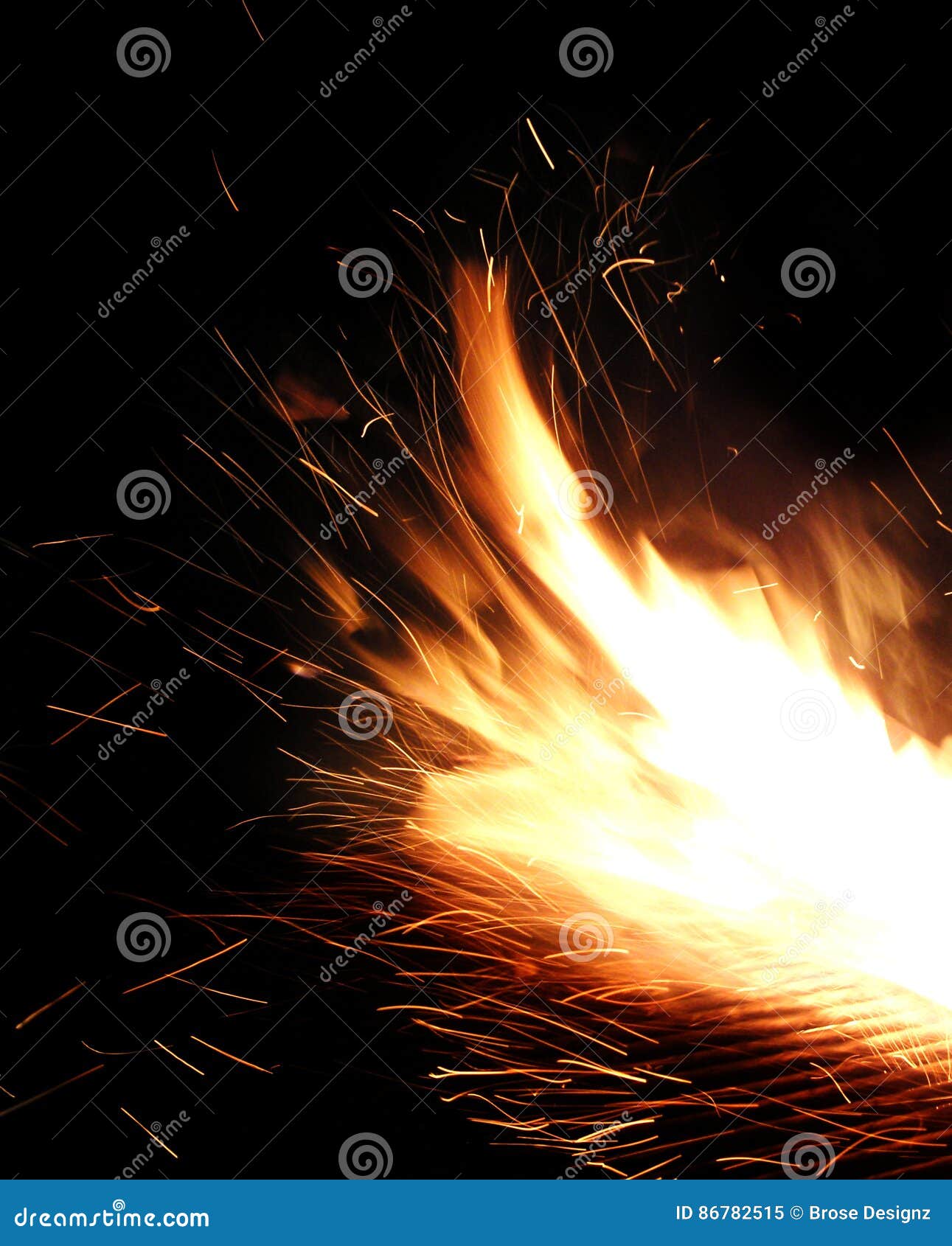 Fire sparkling stock image. Image of cutting, night, fire - 86782515