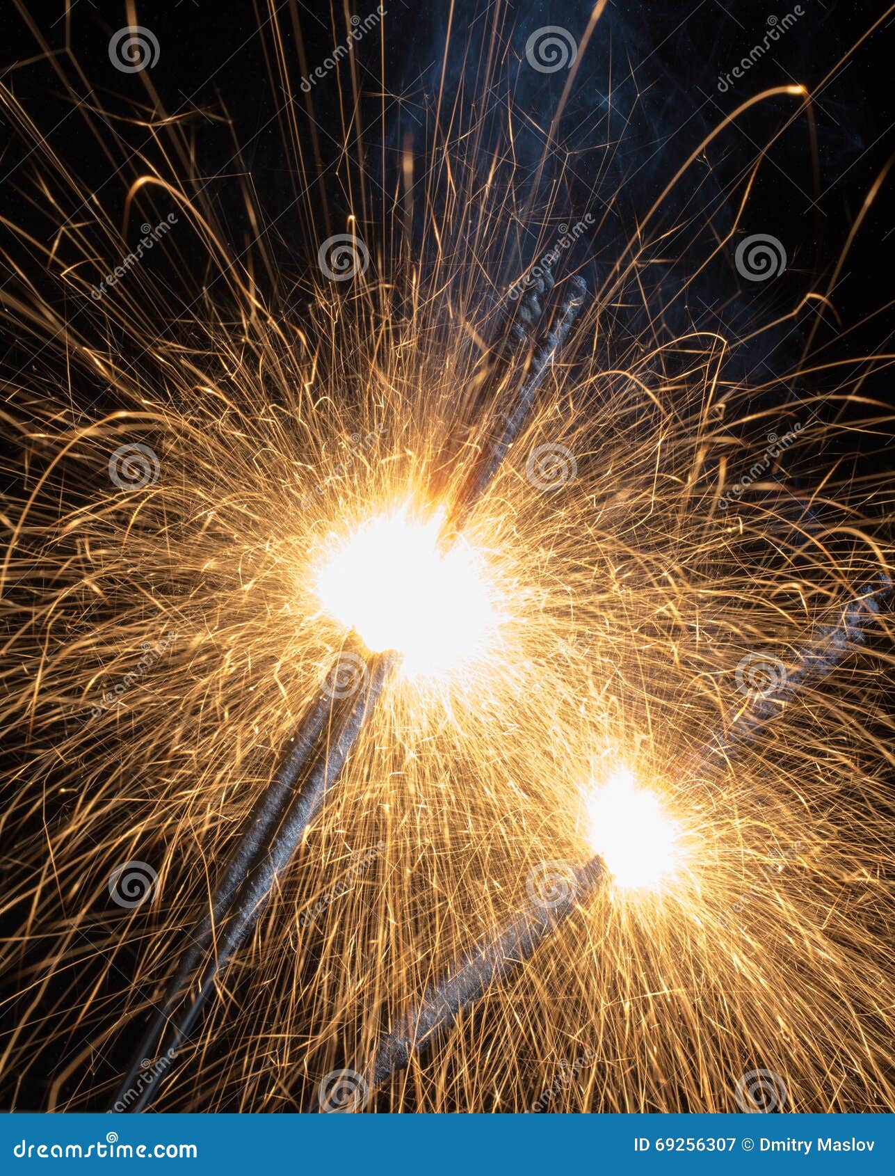 Fire with sparks stock image. Image of macro, black, sparks - 69256307