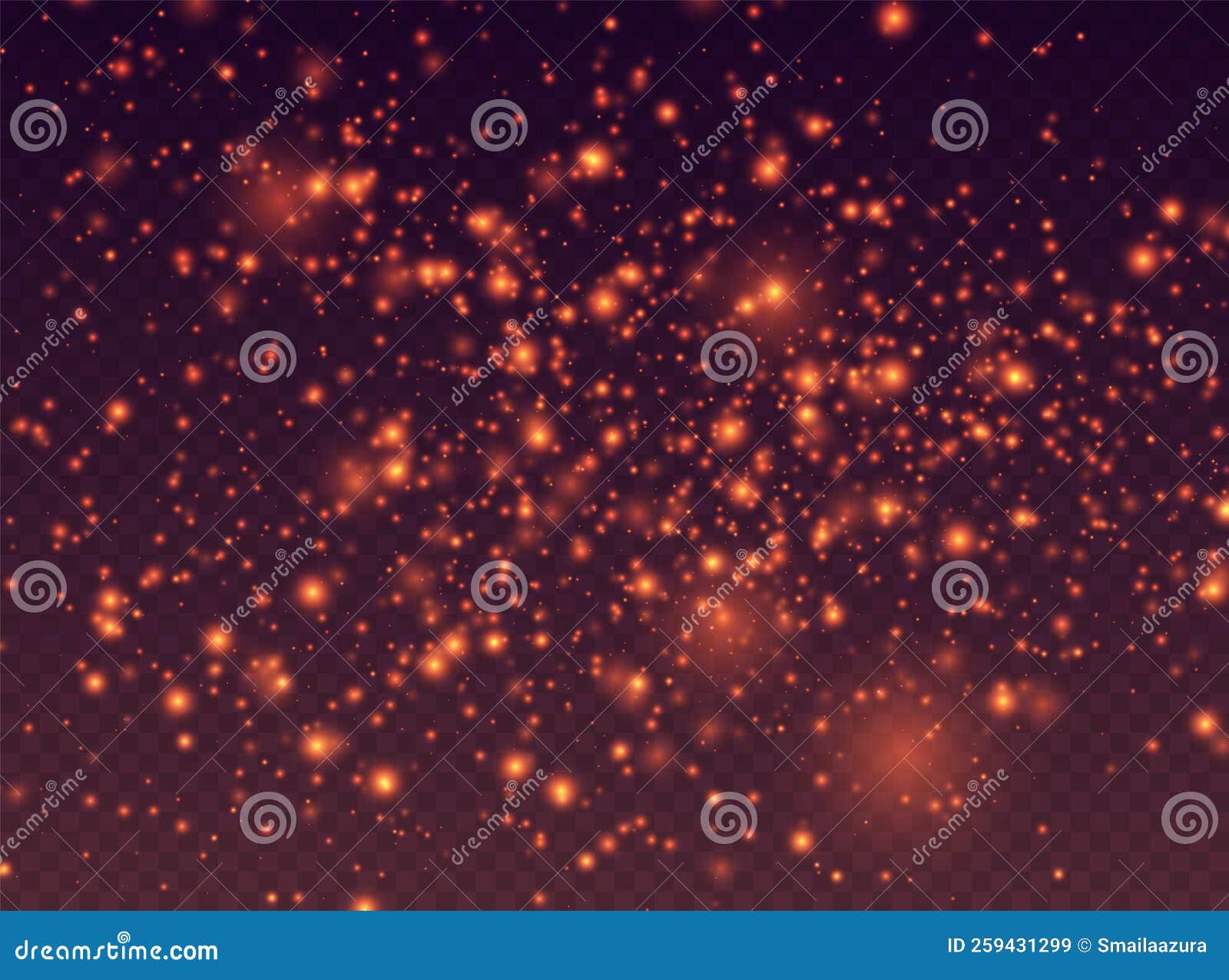 Fire Sparks, Magic Sparkles, Hellfire Particles Light Effect. Stock ...