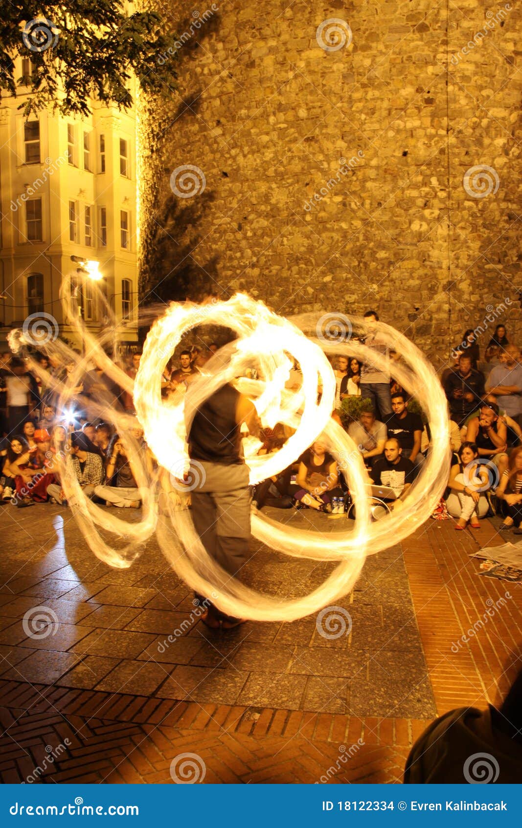 Fire Spin editorial stock image. Image of background - 18122334