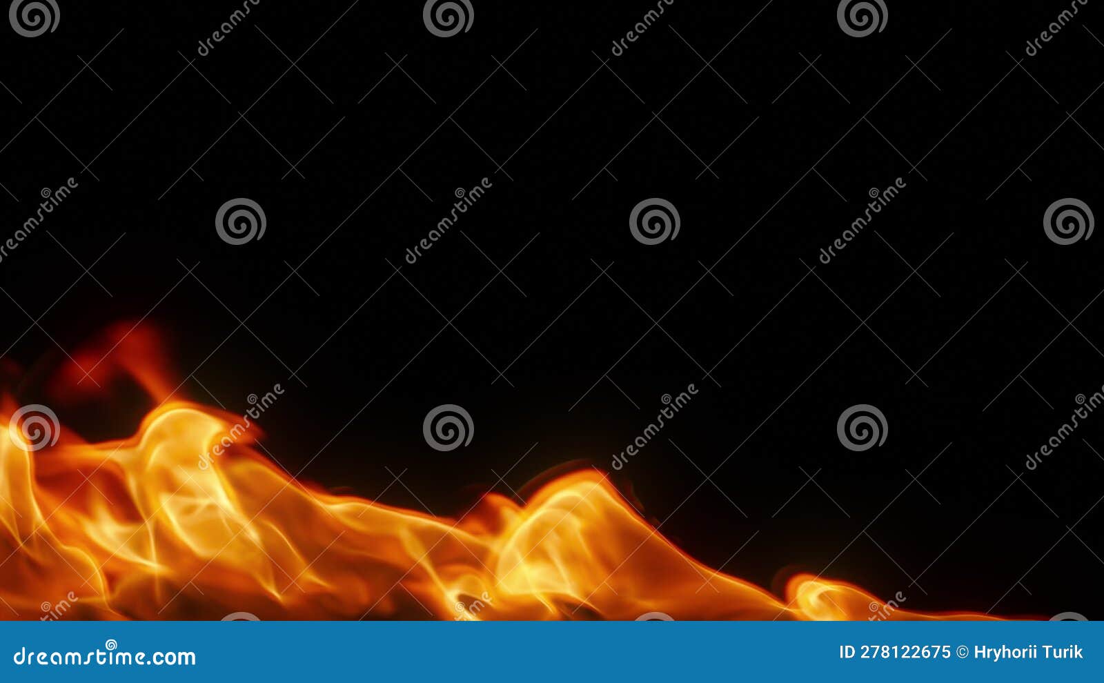 Fire Spreads Across the Bottom of the Screen. Stock Video - Video of ...