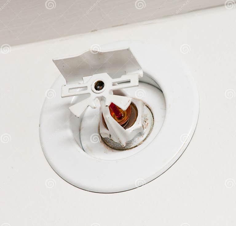 Fire sprinkler stock photo. Image of fire, overhead, wall - 11334586