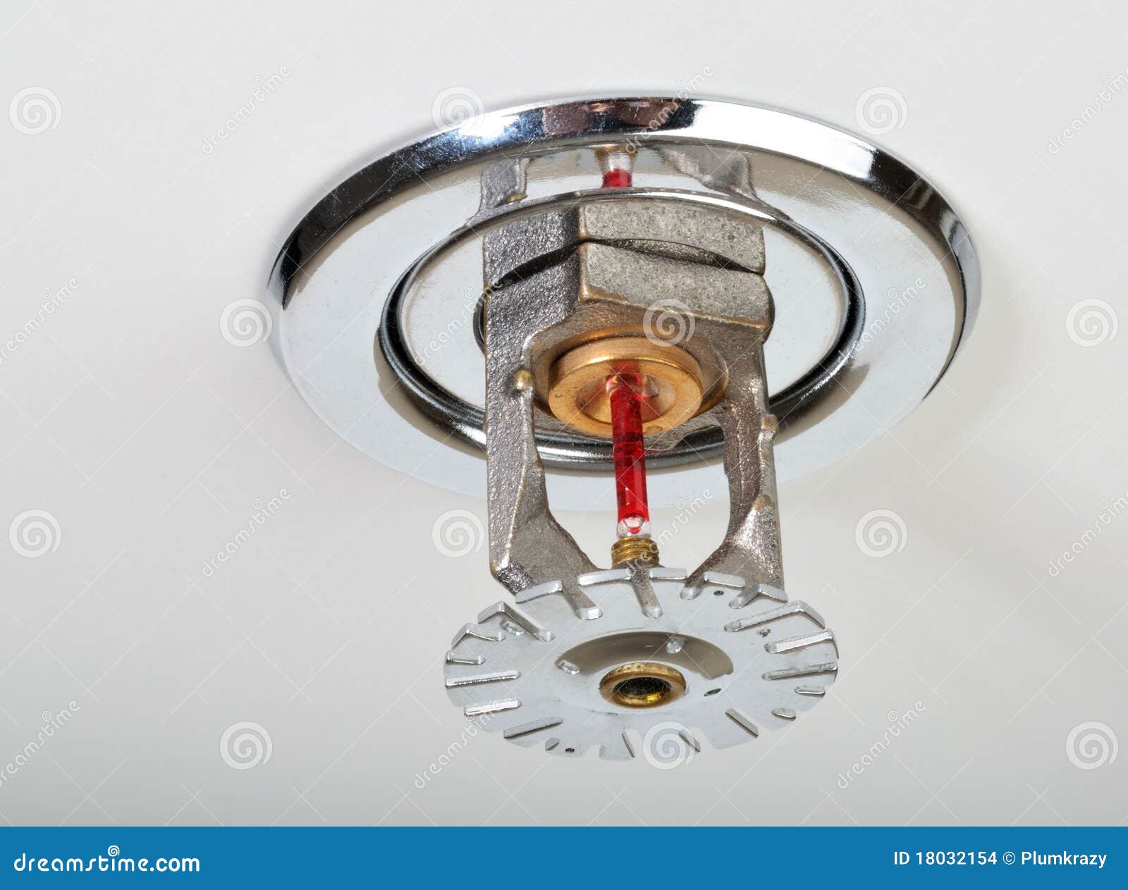 Fire Sprinkler stock photo. Image of security, residential - 18032154