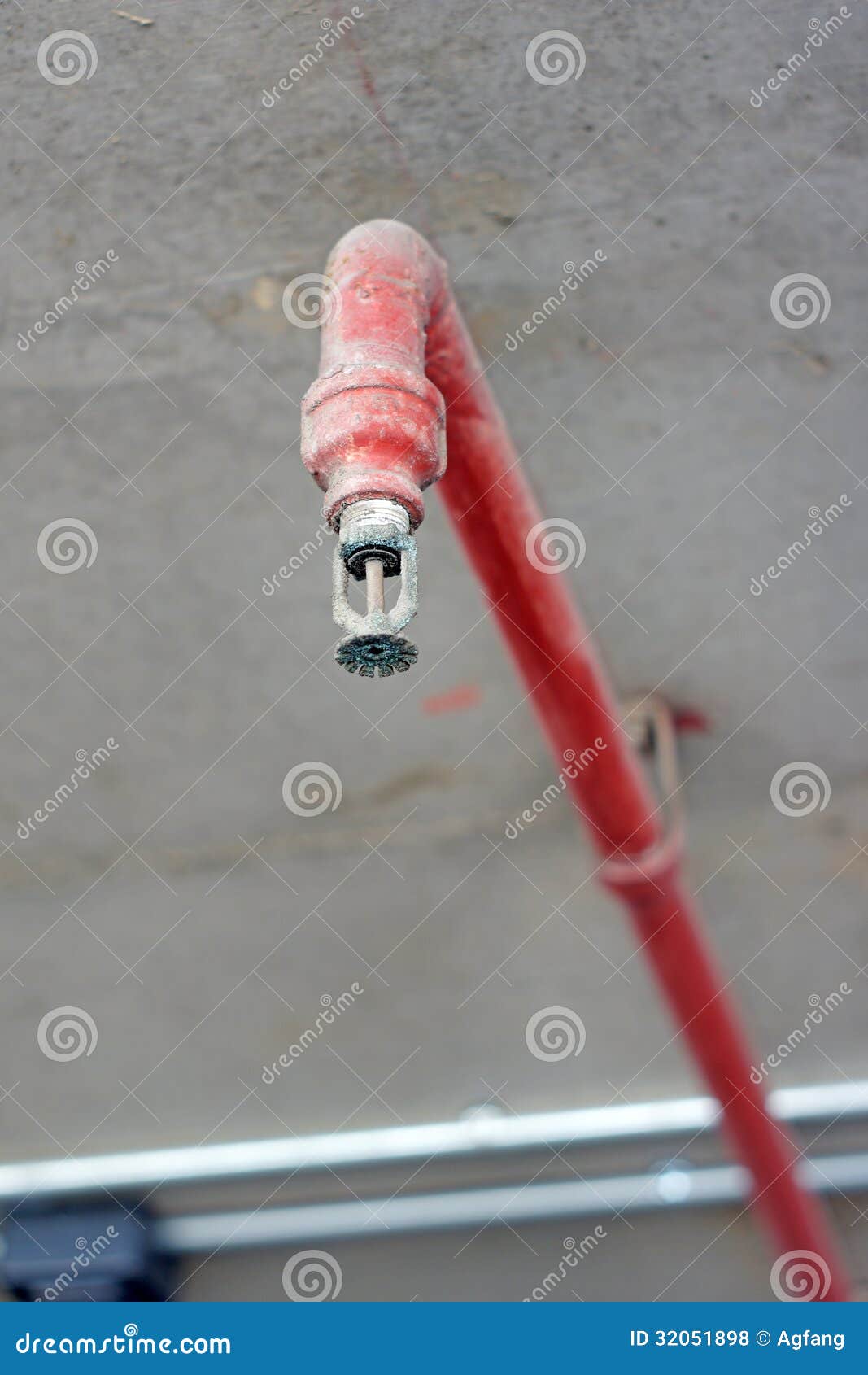 Fire sprinkler stock photo. Image of security, spray - 32051898