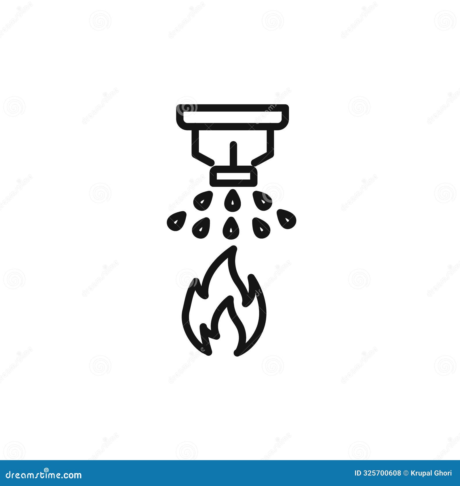 Fire Sprinkler Icon Vector Set Collection for Web Stock Vector ...