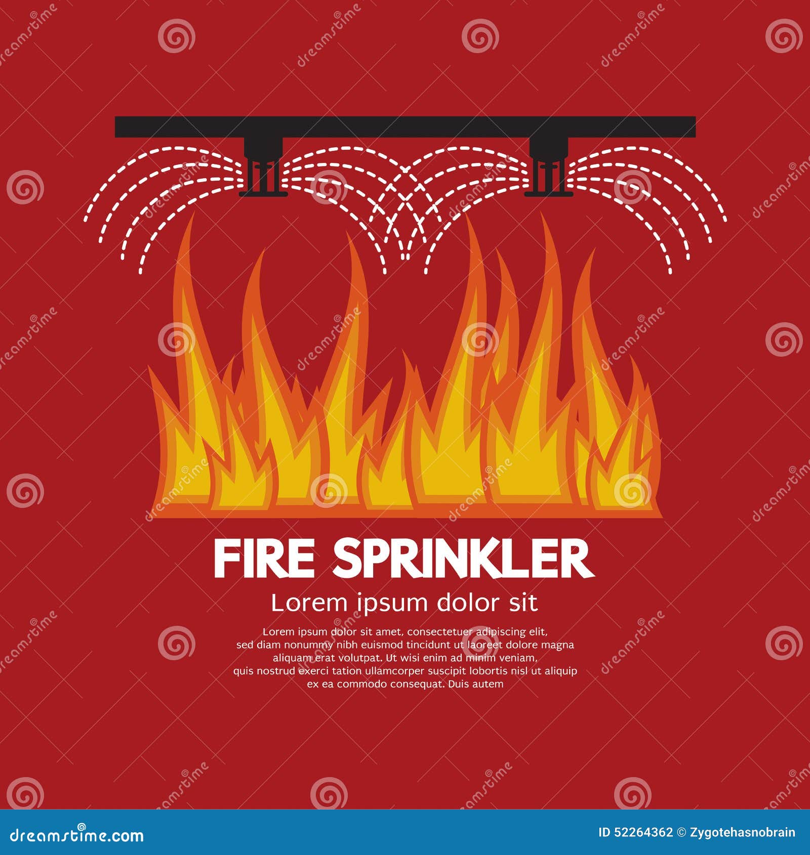 Fire Sprinkler Icon Vector Illustration | CartoonDealer.com #126725476
