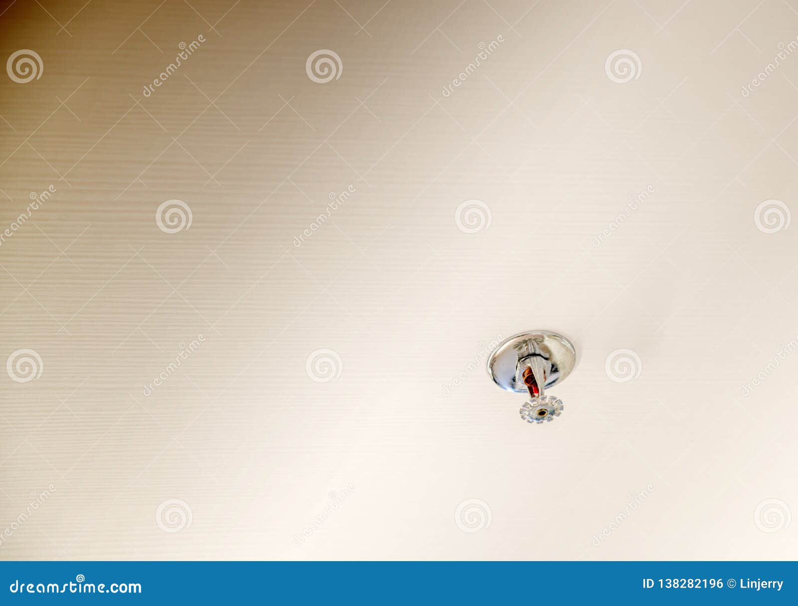 A Fire Sprinkler on the Room Ceiling Stock Photo - Image of heat, flame ...