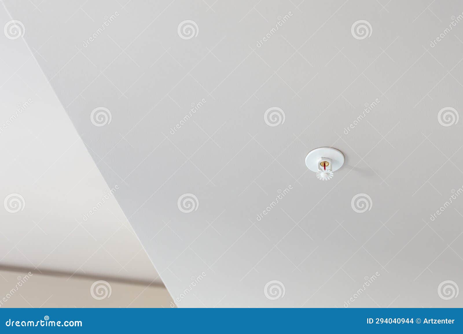 Fire Sprinkler System, Active Fire Stock Photo - Image of house, danger ...