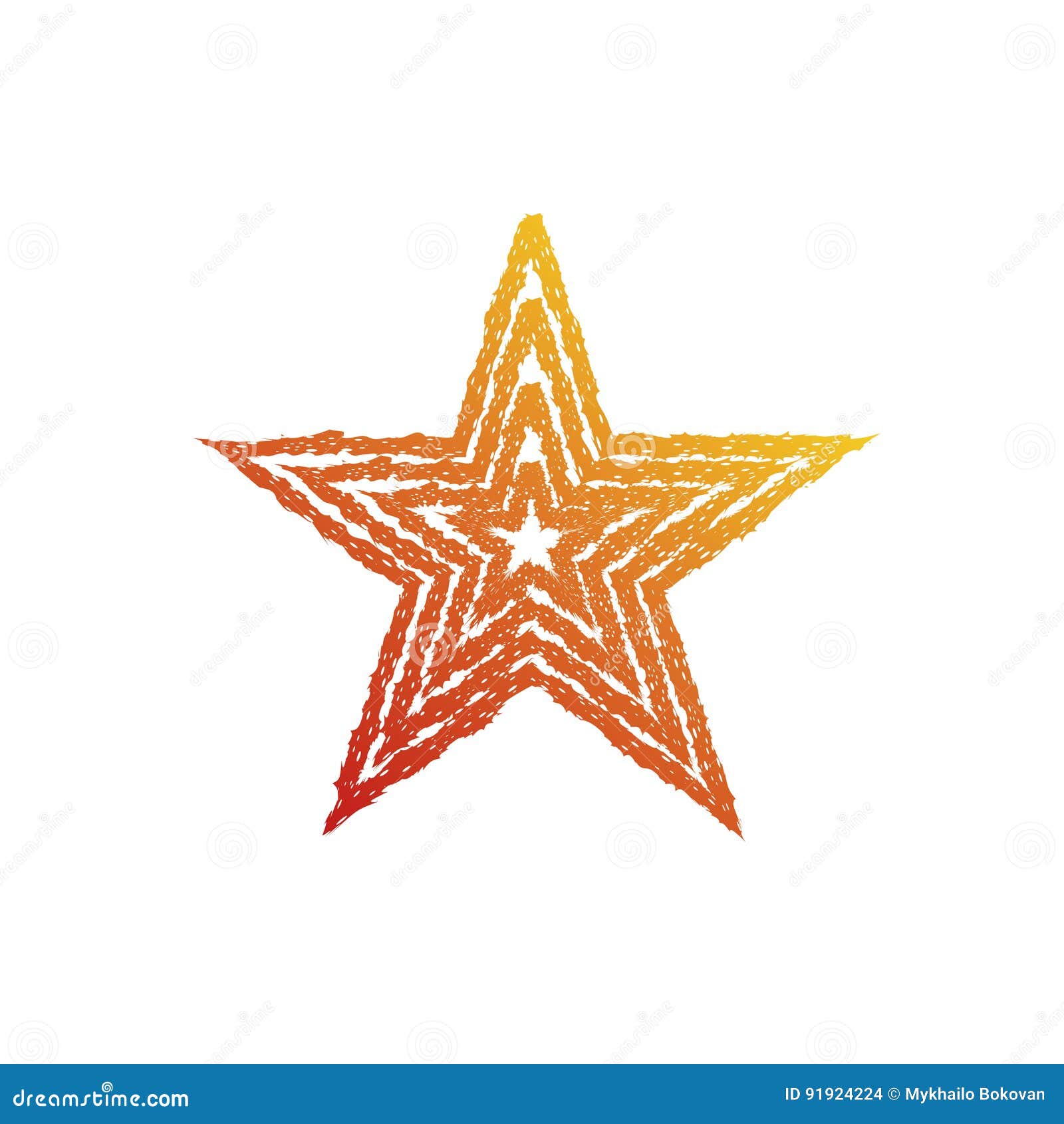 Fire star symbol stock vector. Illustration of burning - 91924224