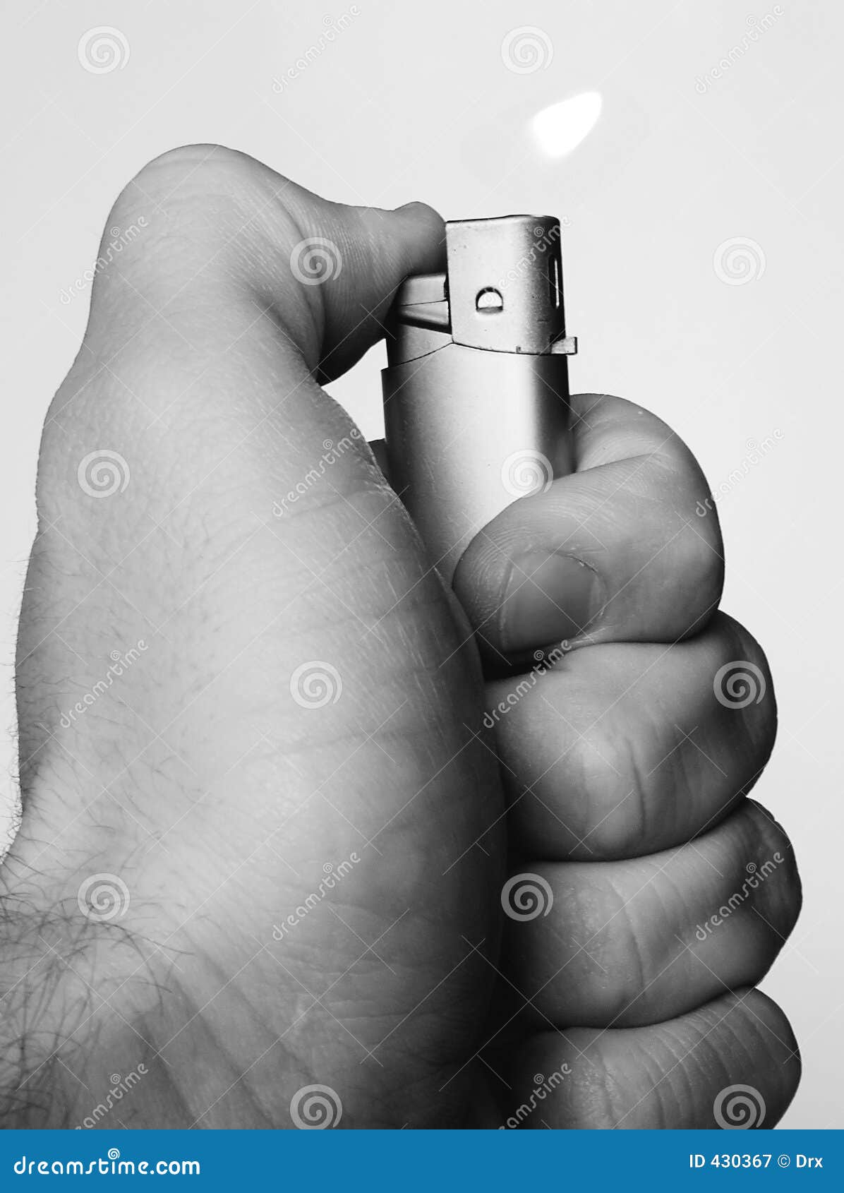 Fire starter - lighter stock image. Image of concept, fingers - 430367