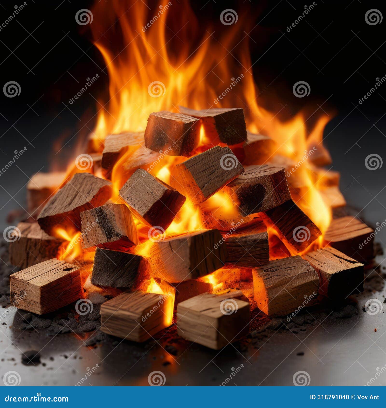 Fire Starters Compact Blocks or Sticks Designed To Easily Ignit Stock ...