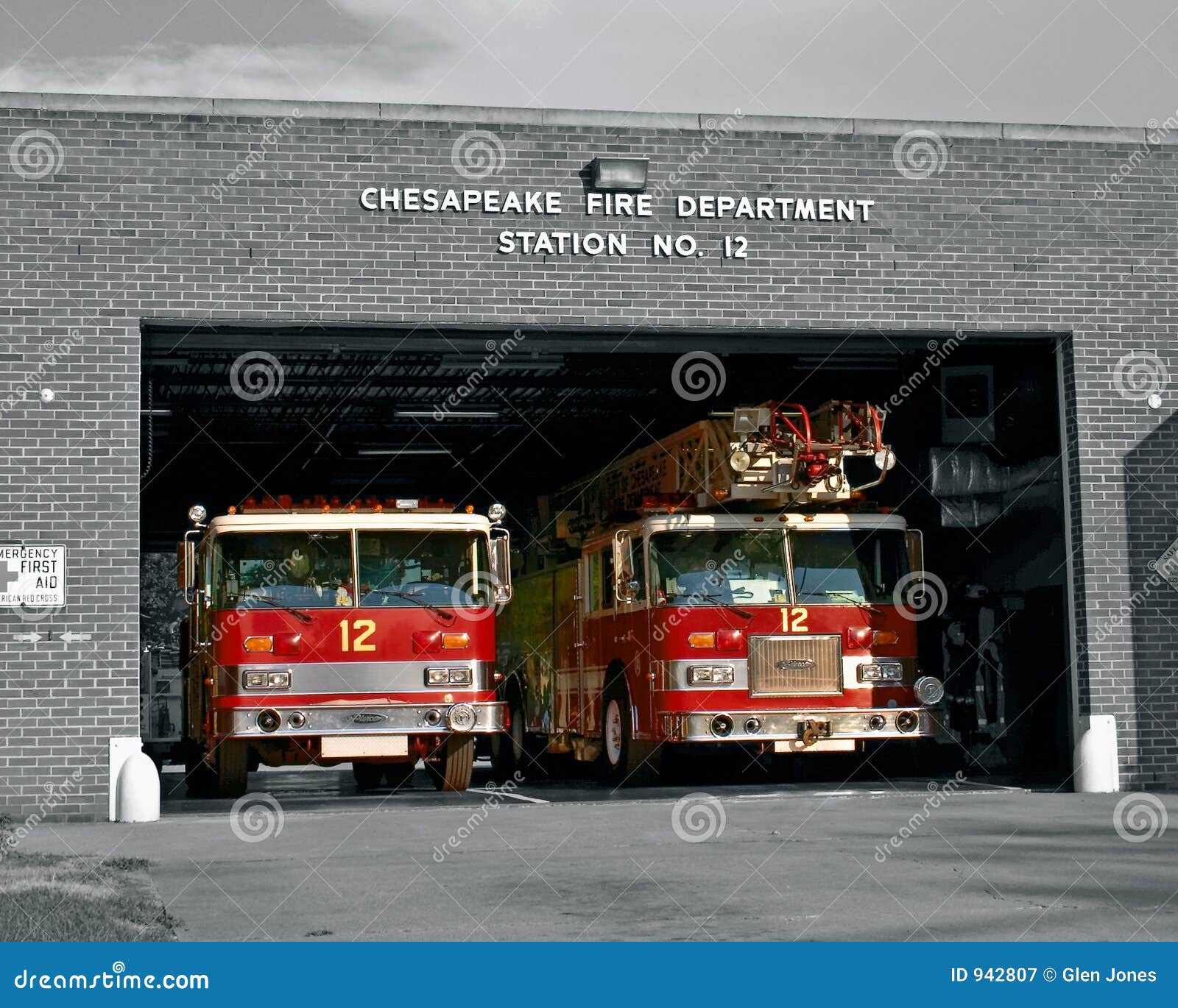 Fire station stock image. Image of emergency, engine, ready - 942807