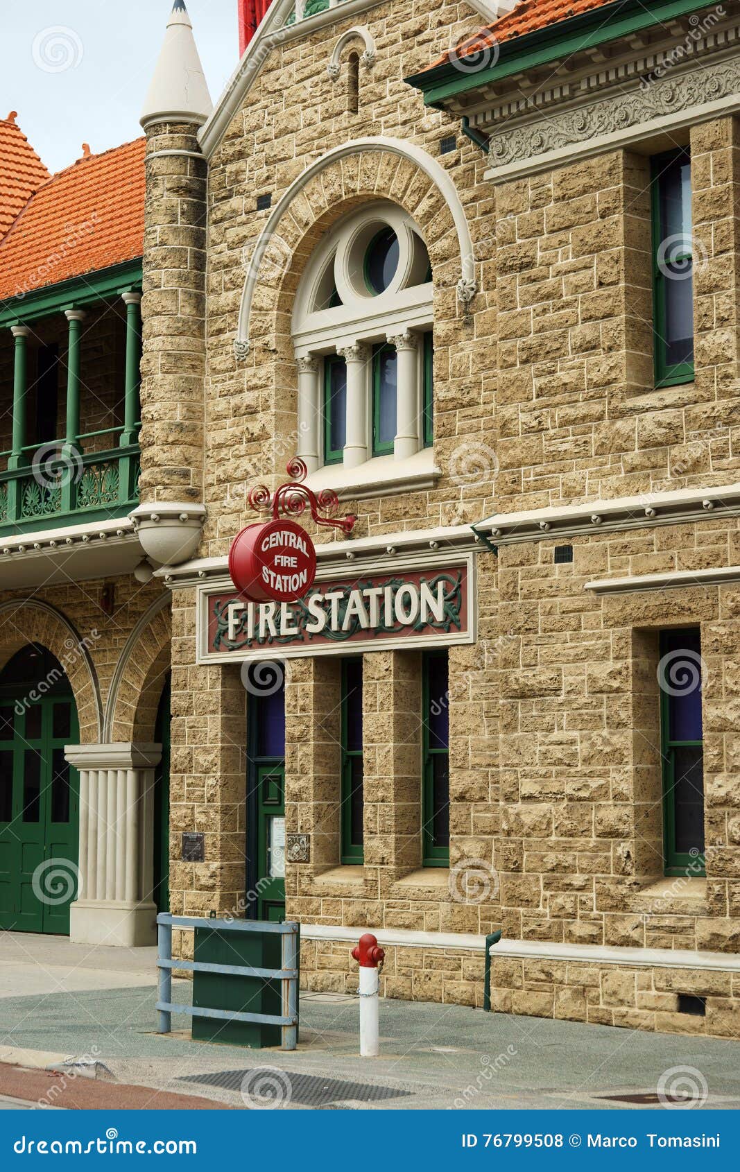Fire station editorial stock photo. Image of western - 76799508