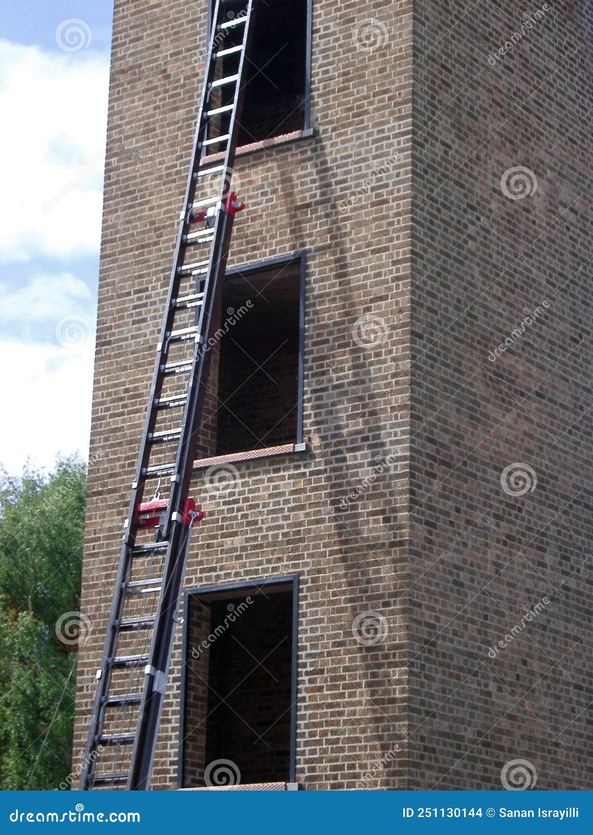 Fire rescue tower stock photo. Image of training, exercise - 251130144