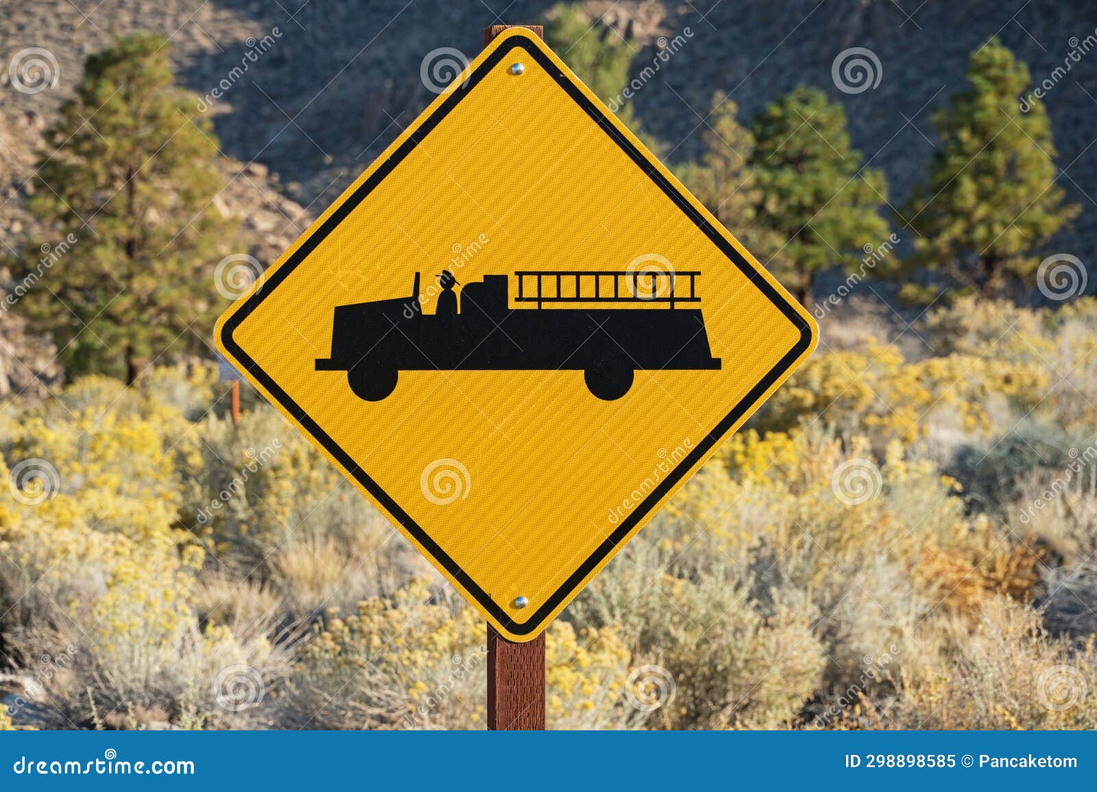 Fire Station Road Sign stock image. Image of road, sign - 298898585