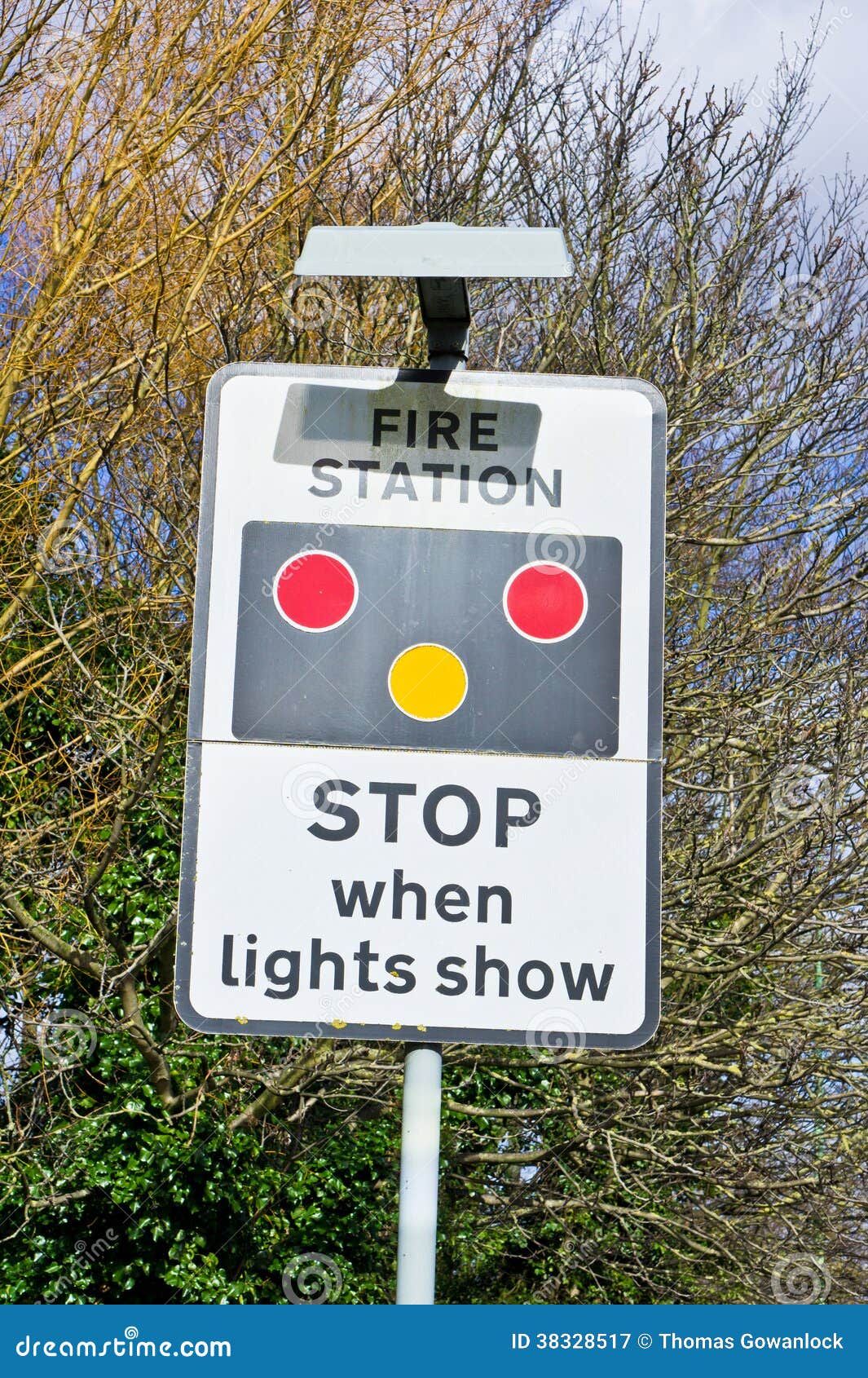 Fire station sign stock image. Image of text, marking - 38328517