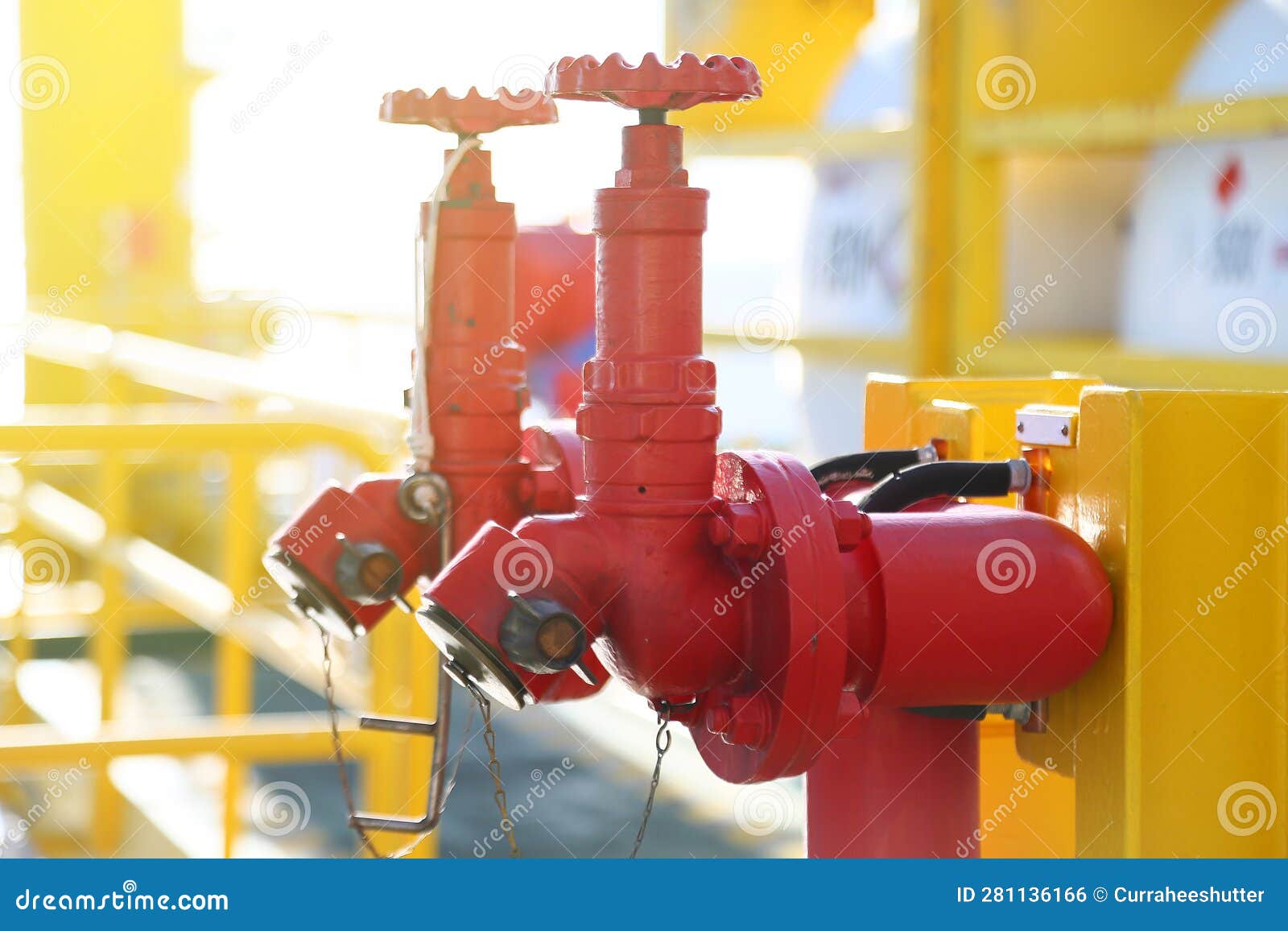 Fire Station on Worksite for Support Fireman in Fire Case Activity. the ...