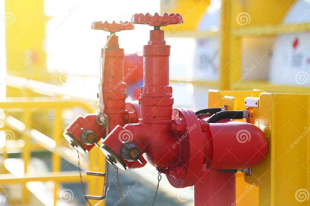 Fire Station on Worksite for Support Fireman in Fire Case Activity. the ...