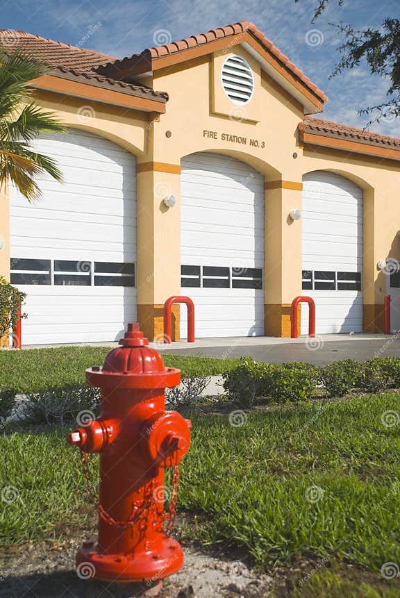Fire Station2 stock image. Image of station, fire, palm - 1796107