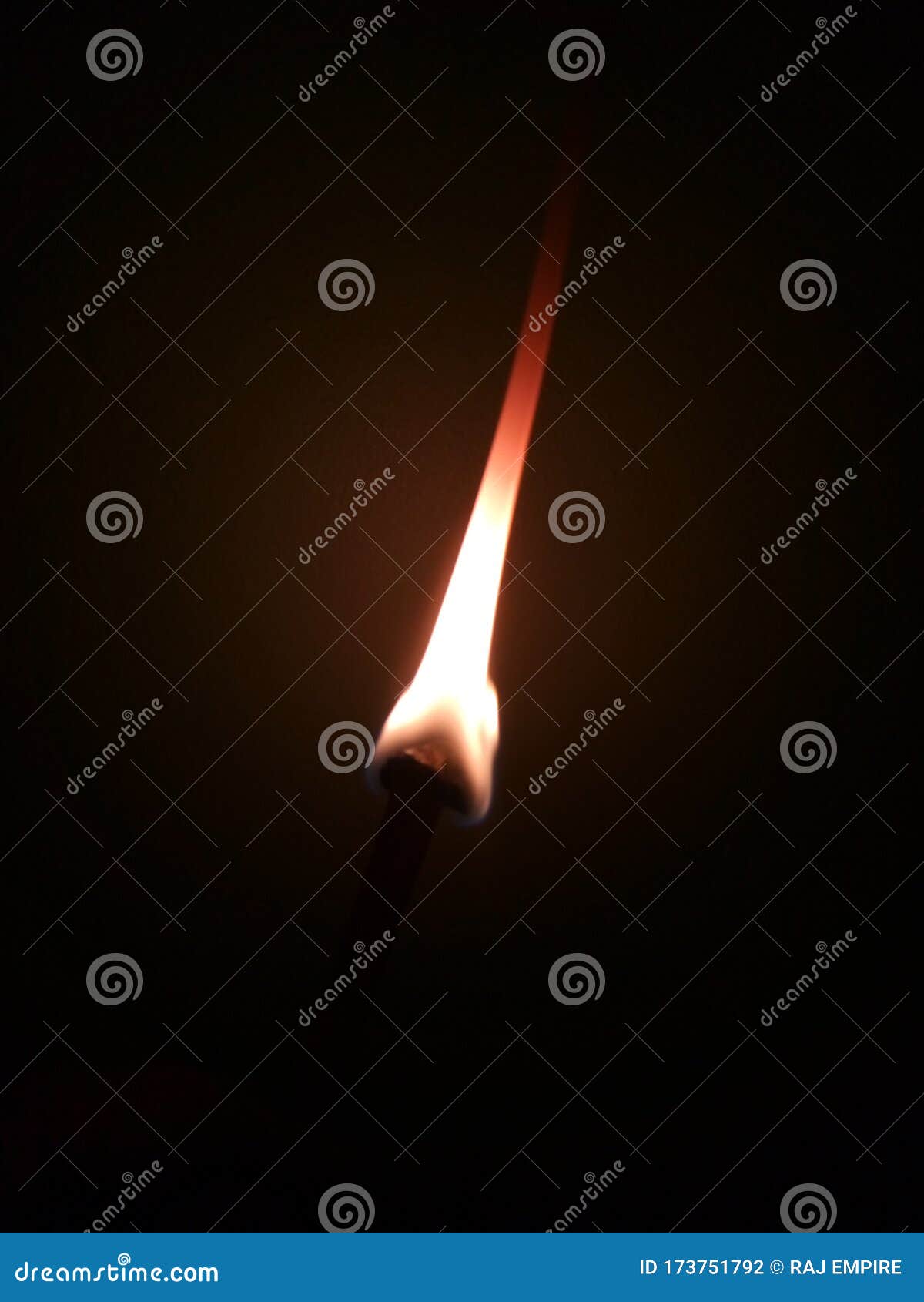 Fire on stick stock photo. Image of stick, stickfire - 173751792