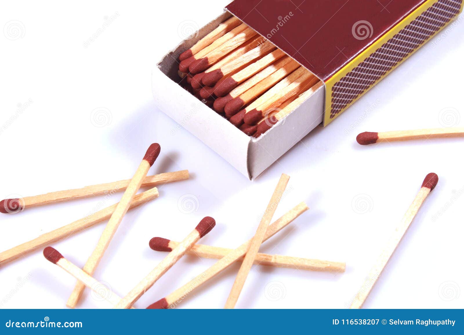 The Fire Sticks and Match Box. Stock Image - Image of conceptual, fires ...