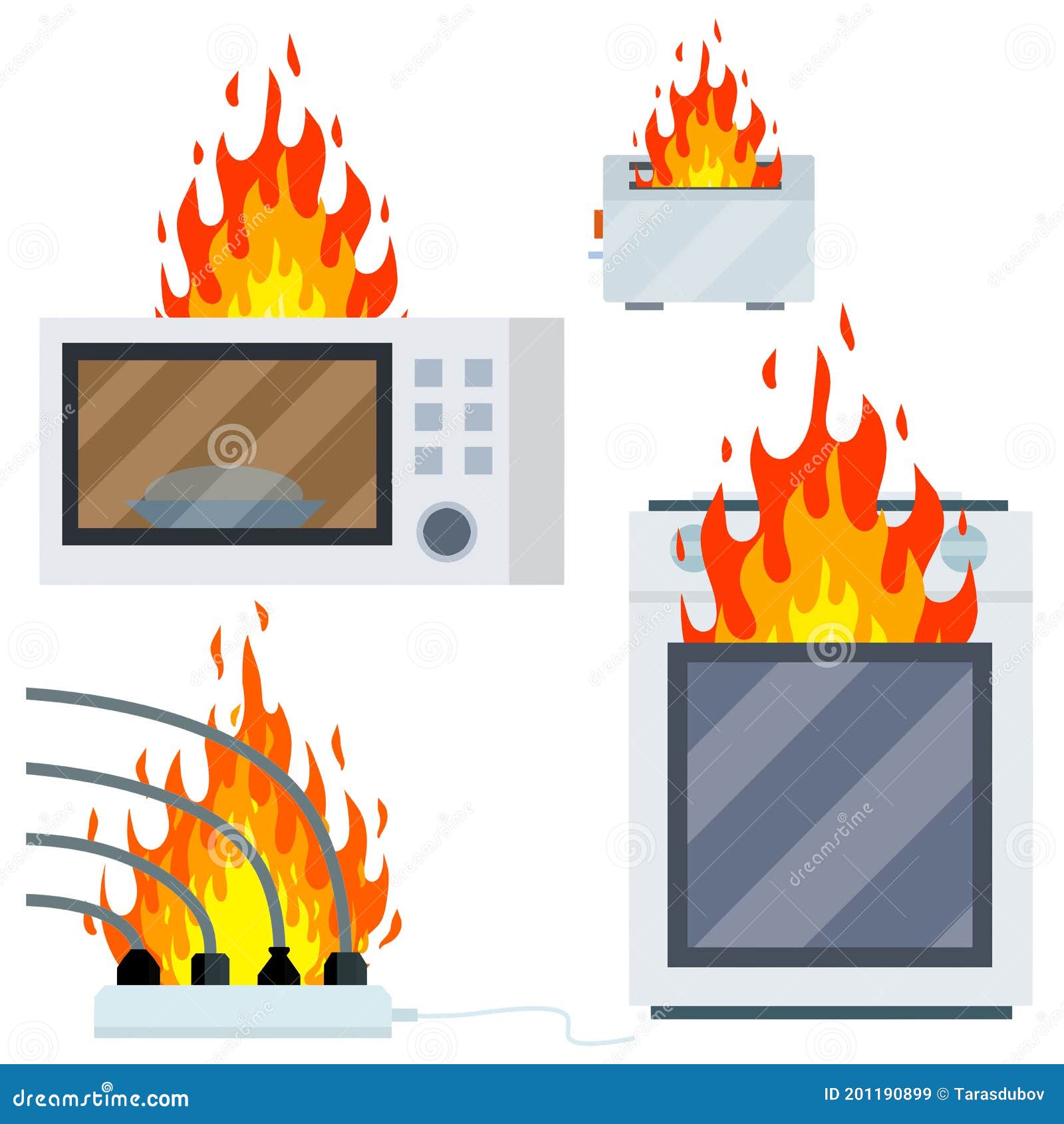 Kitchen Safety Word Cloud. Stock Image | CartoonDealer.com #128509879