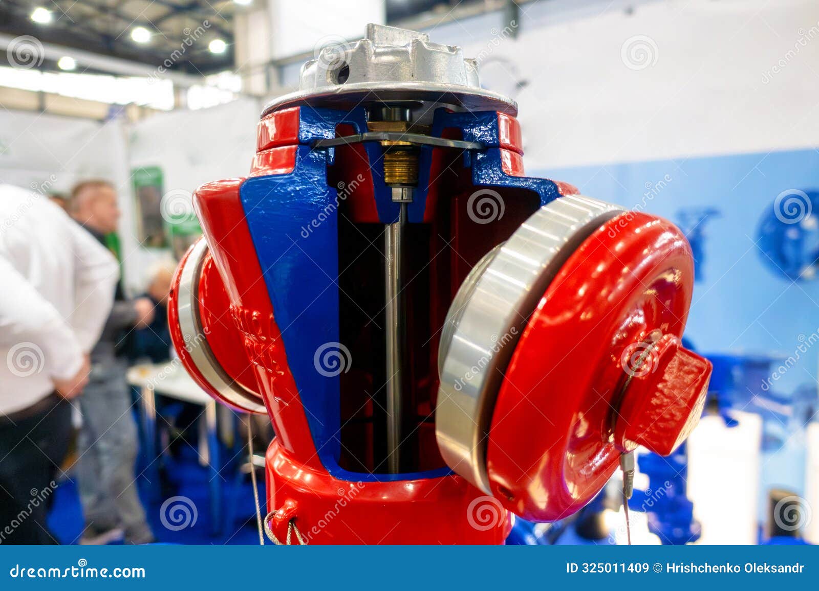 Fire Street Hydrant. Internal Structure of a Fire Hydrant Stock Image ...