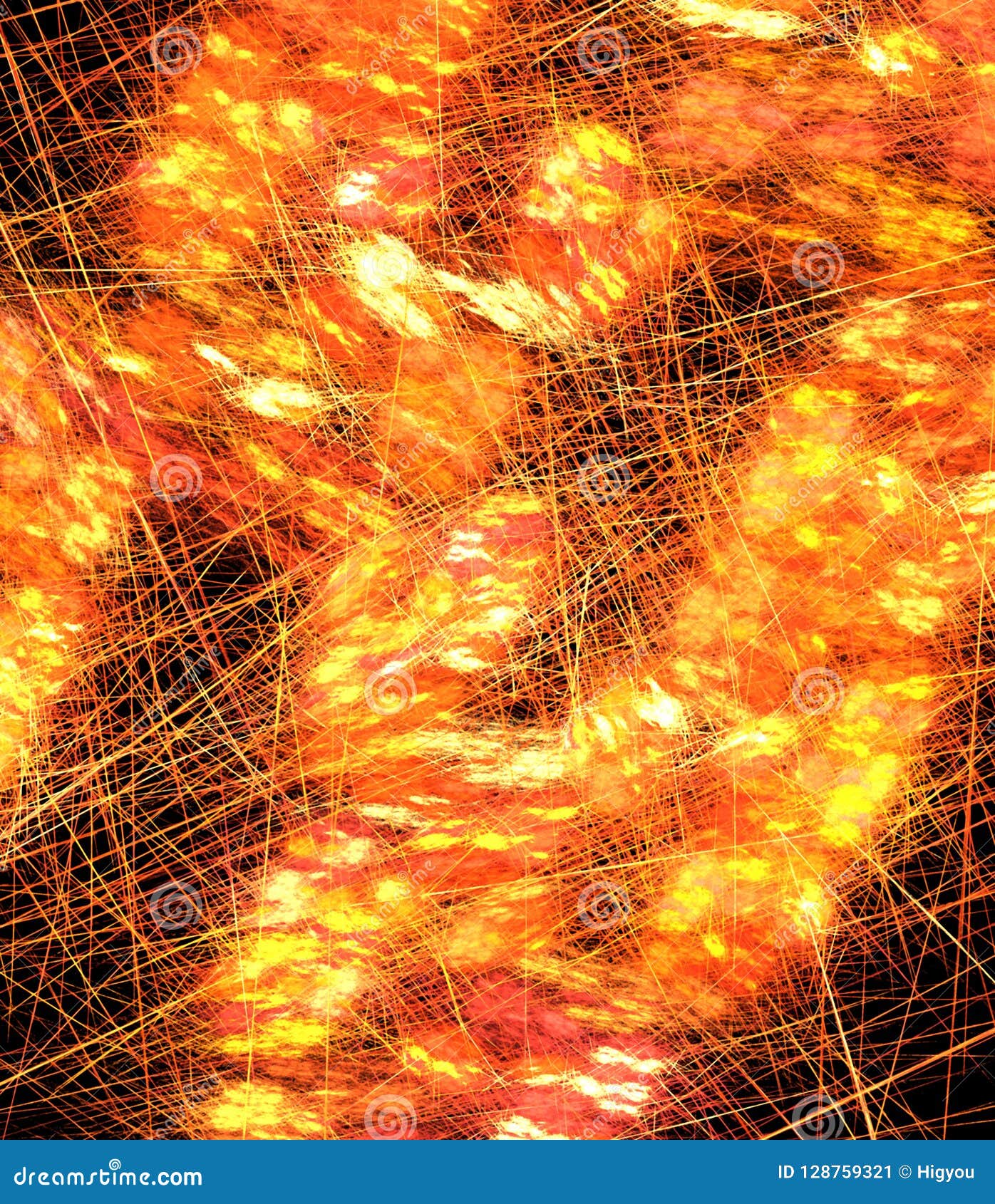 Fire Strings Blaze Abstract Stock Illustration - Illustration of ...