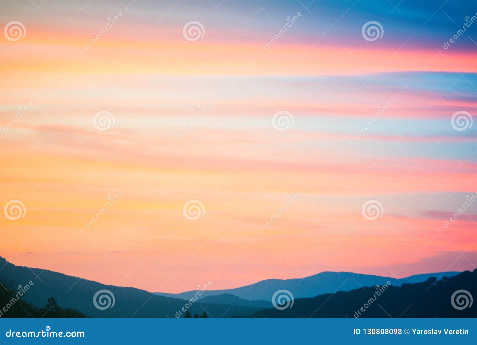 Fire Sunset At Mountains. Sky And Clouds Texture Royalty-Free Stock ...