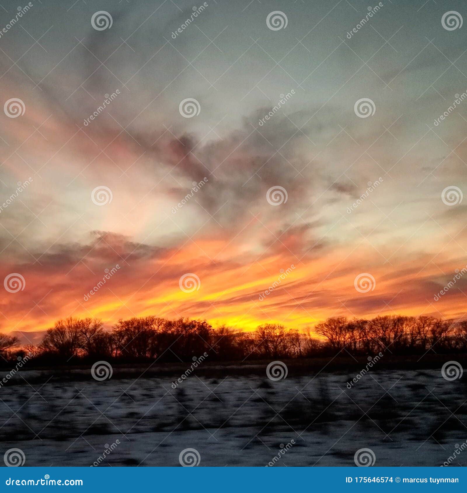 Fire sunset sky stock photo. Image of evening, sunset - 175646574