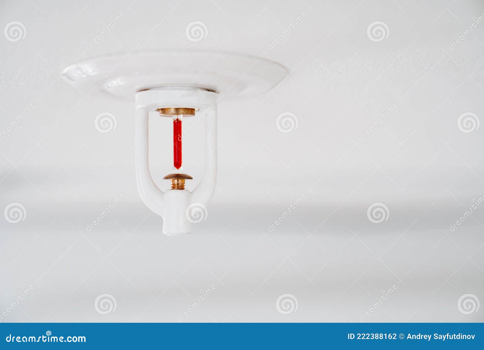 Fire Suppression System on the Ceiling in the House or in the Office ...