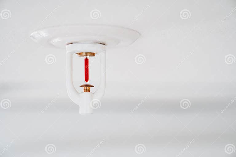 Fire Suppression System on the Ceiling in the House or in the Office ...