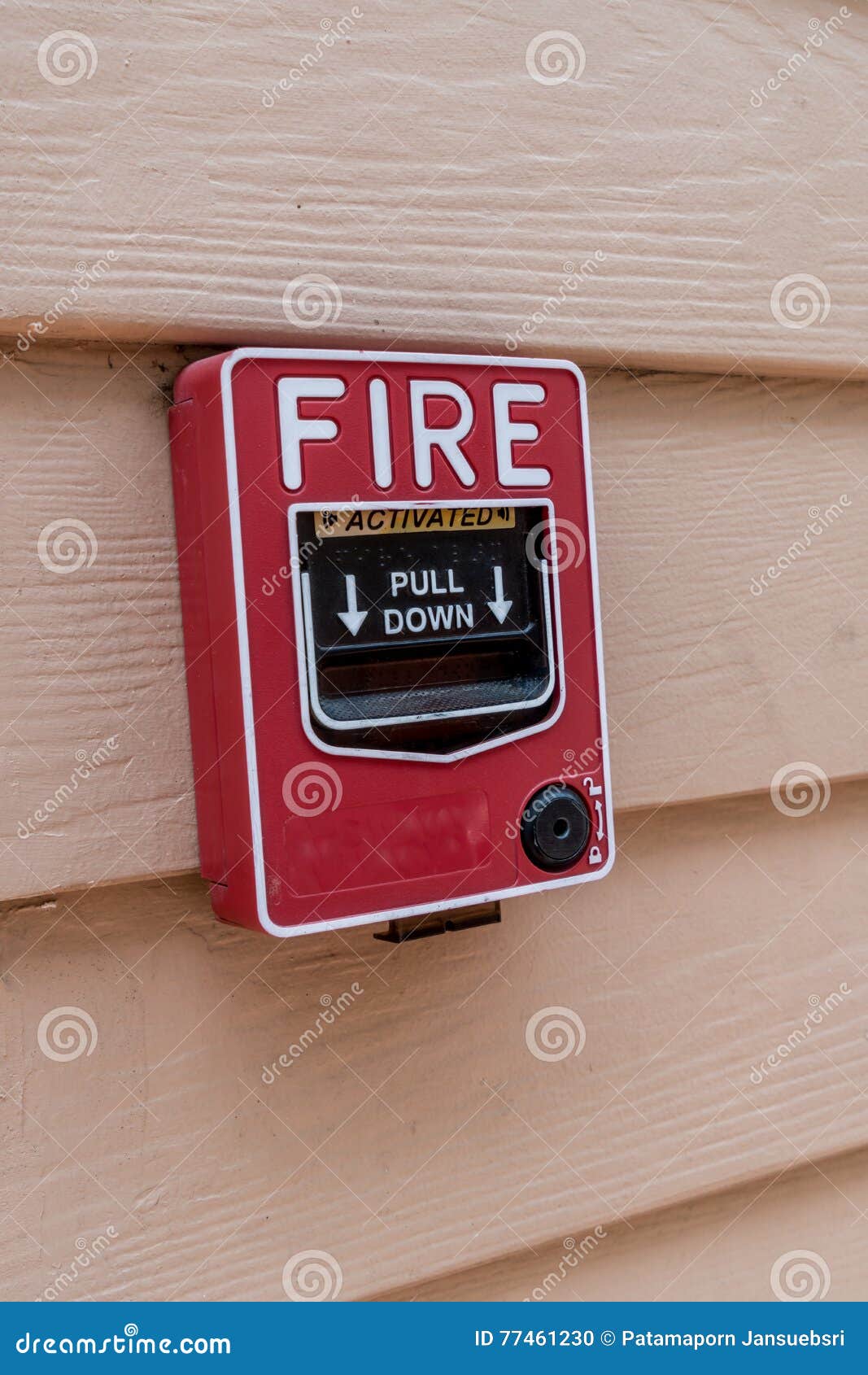 Fire switch stock photo. Image of flame, handle, safe - 77461230