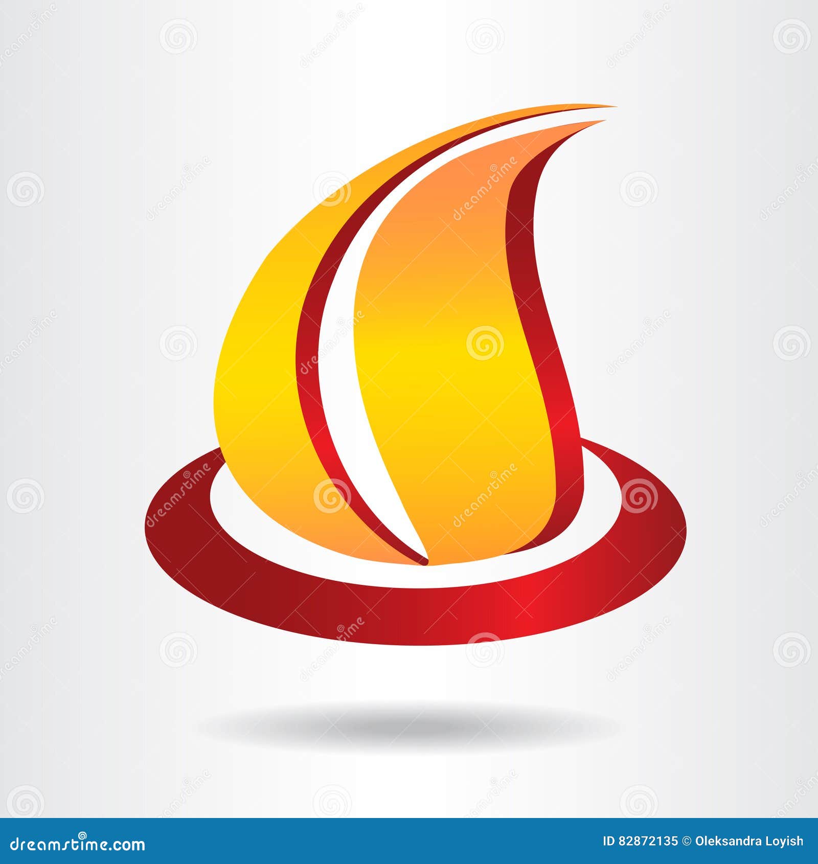 Fire symbol. stock vector. Illustration of burn, pipe - 82872135