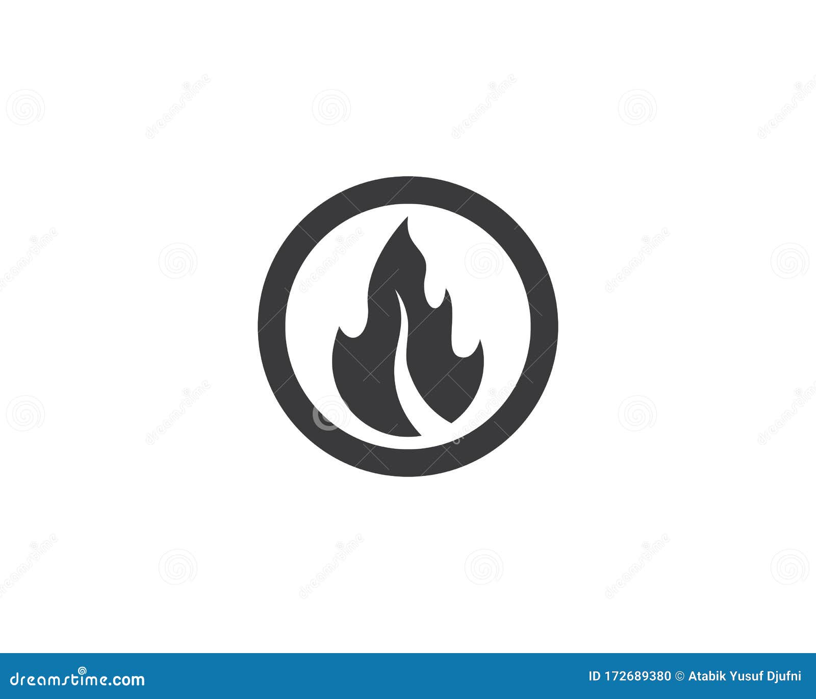 Fire symbol vector icon stock vector. Illustration of symbols - 172689380