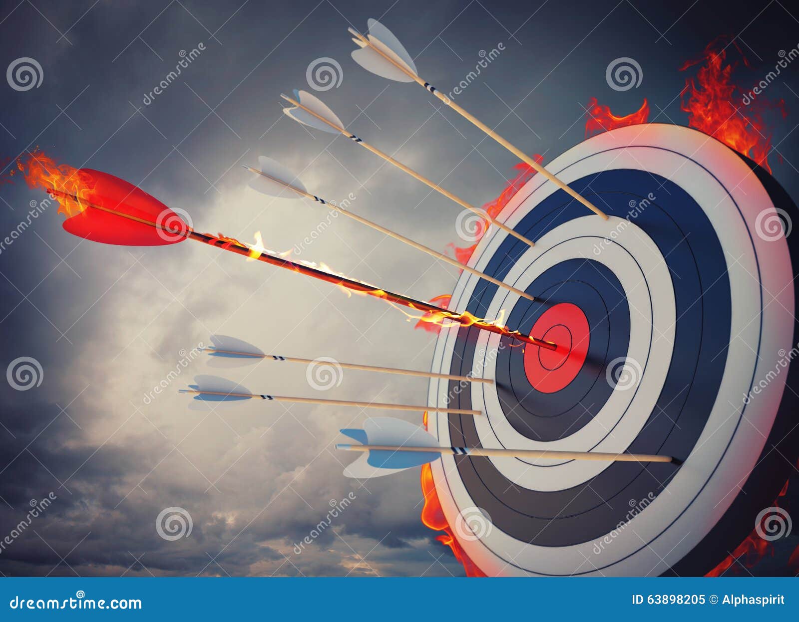 Fire target stock image. Image of power, precision, beat - 63898205