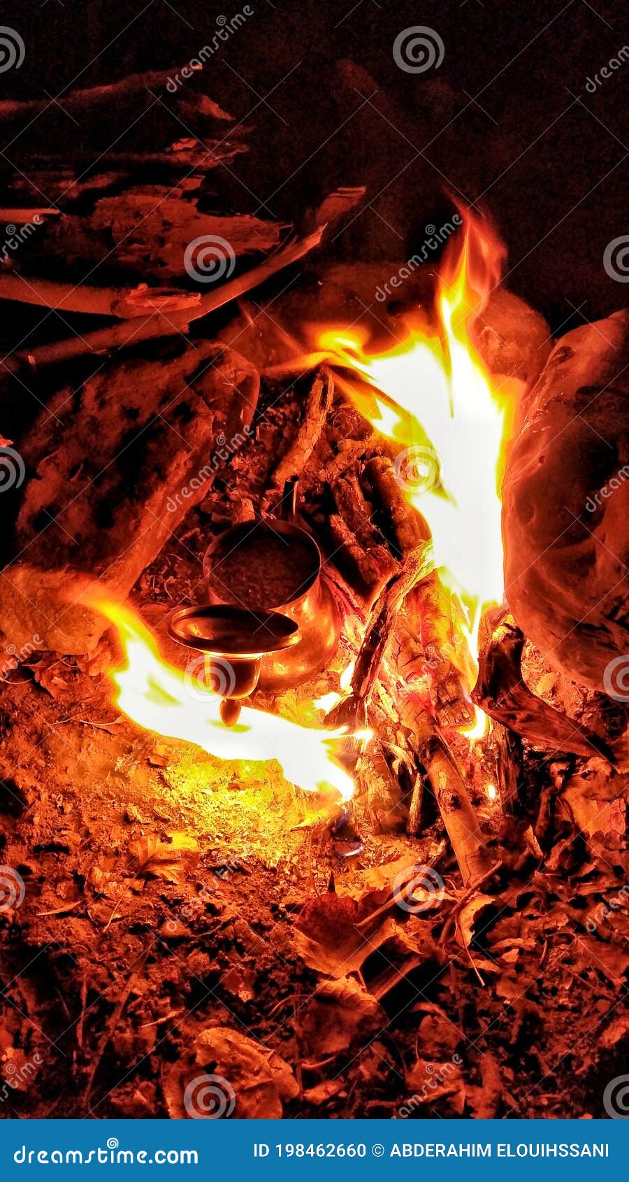 Fire and tea stock photo. Image of screenshot, lighting - 198462660