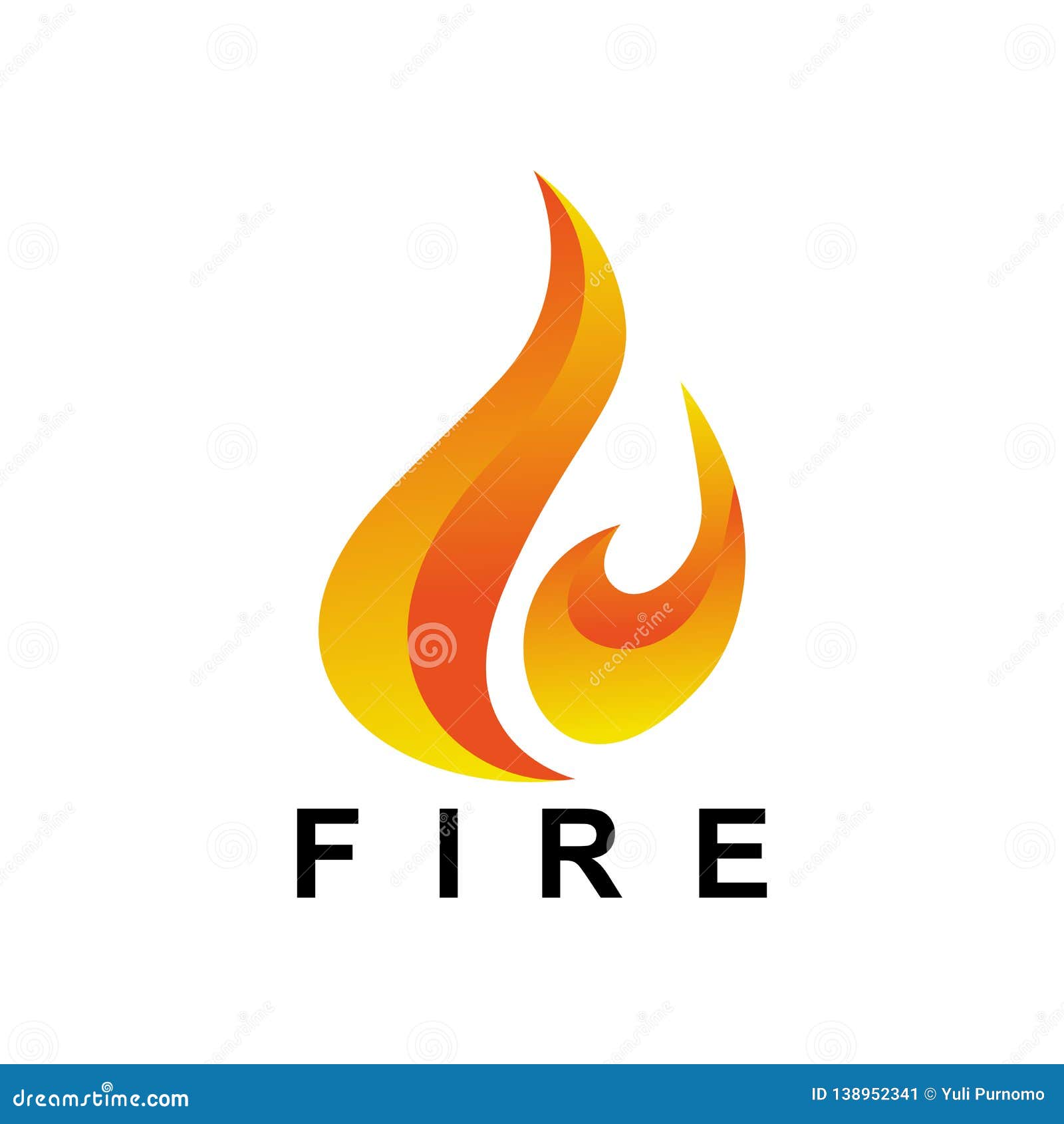 Fire tech vector image stock illustration. Illustration of polygon ...