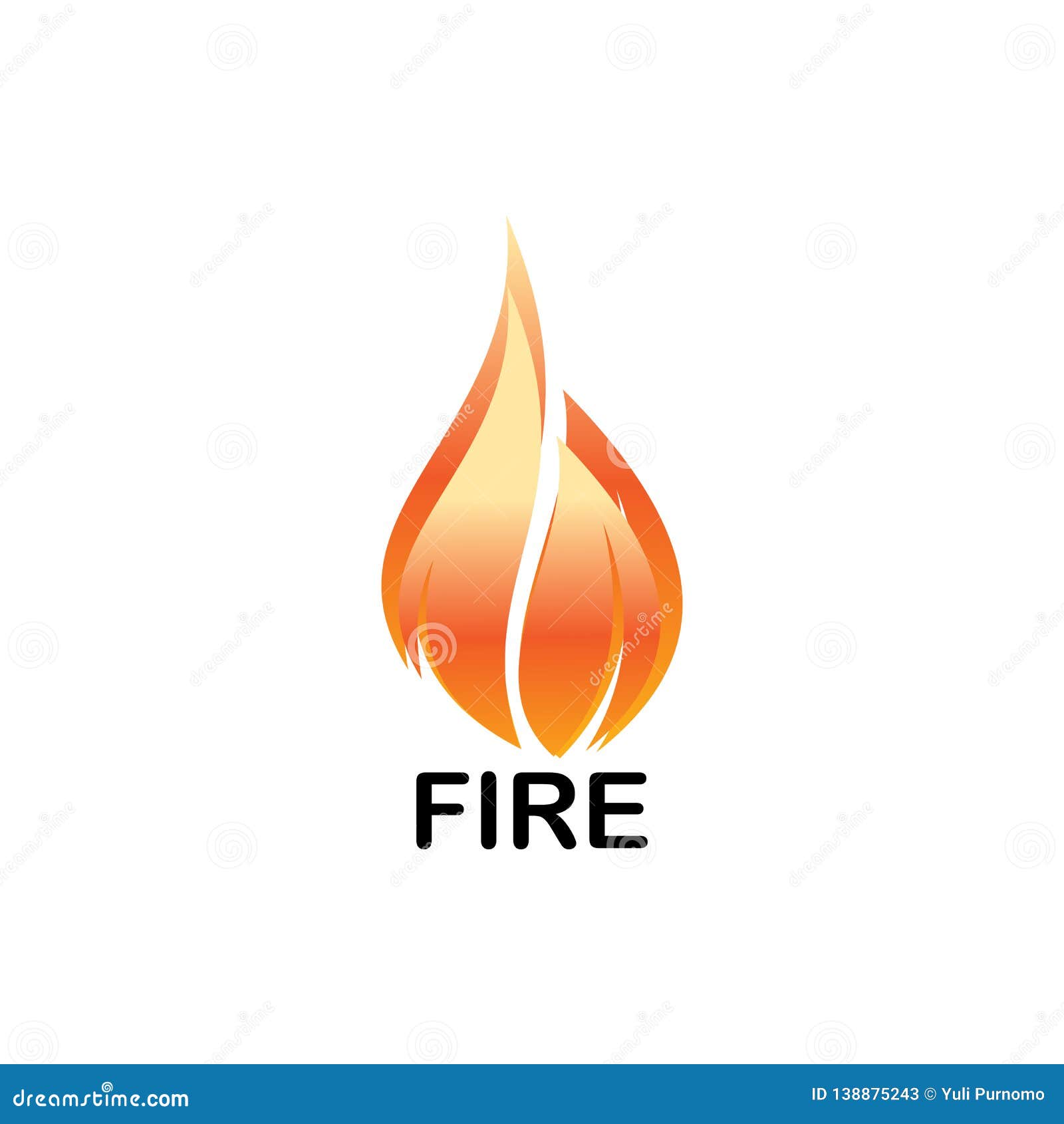 Technology of Fire Business Logo Stock Vector - Illustration of bright ...