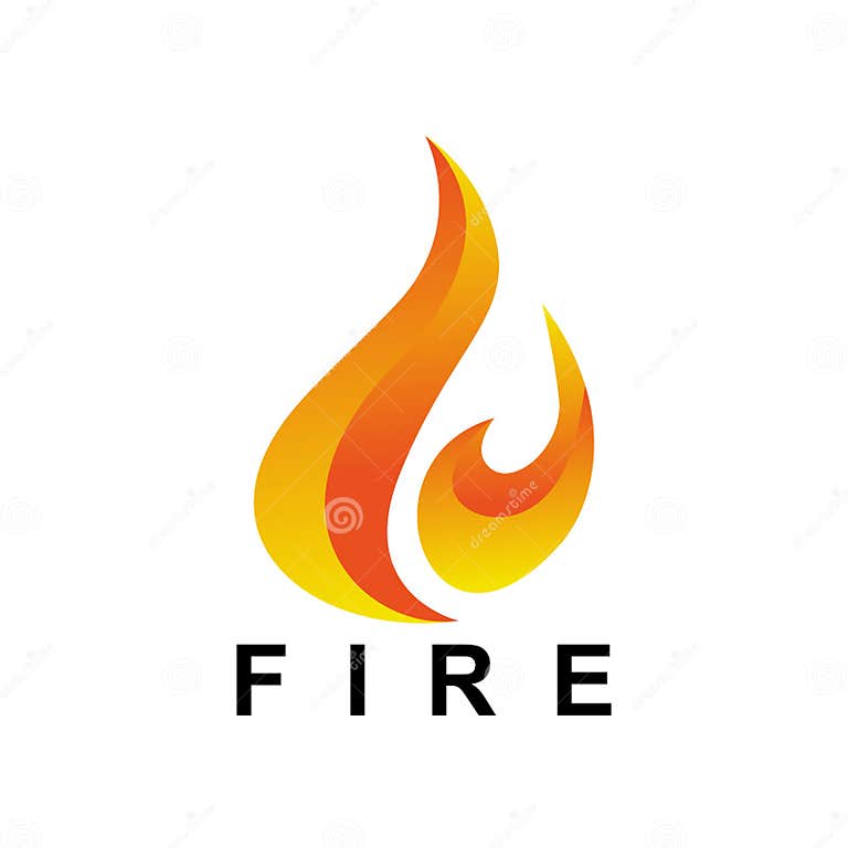 Fire tech vector image stock vector. Illustration of poster - 139065422